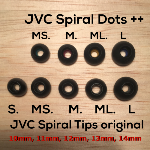 New JVC Spiral Dots
