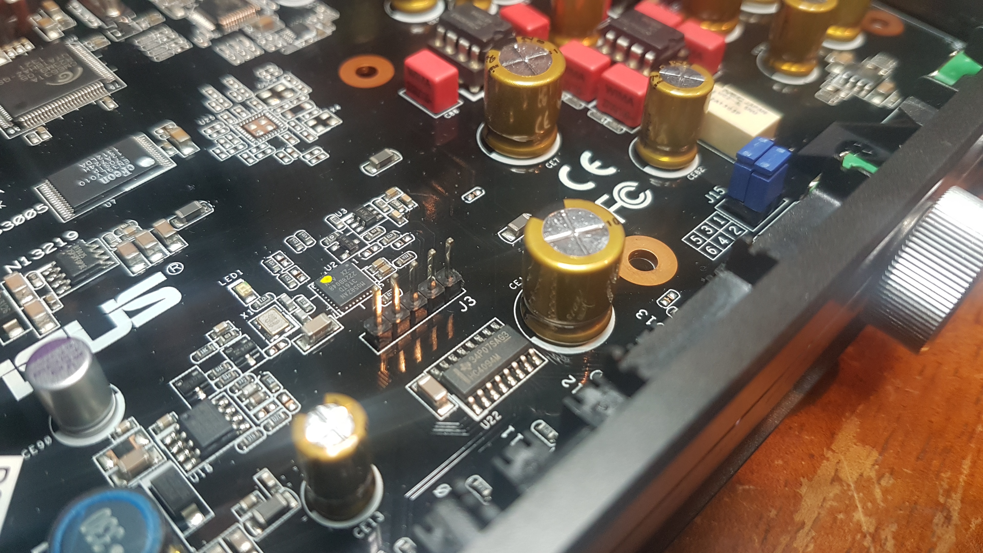 Why Asus Xonar STU Internal 5 Pin Header not jumpered? | Headphone ...