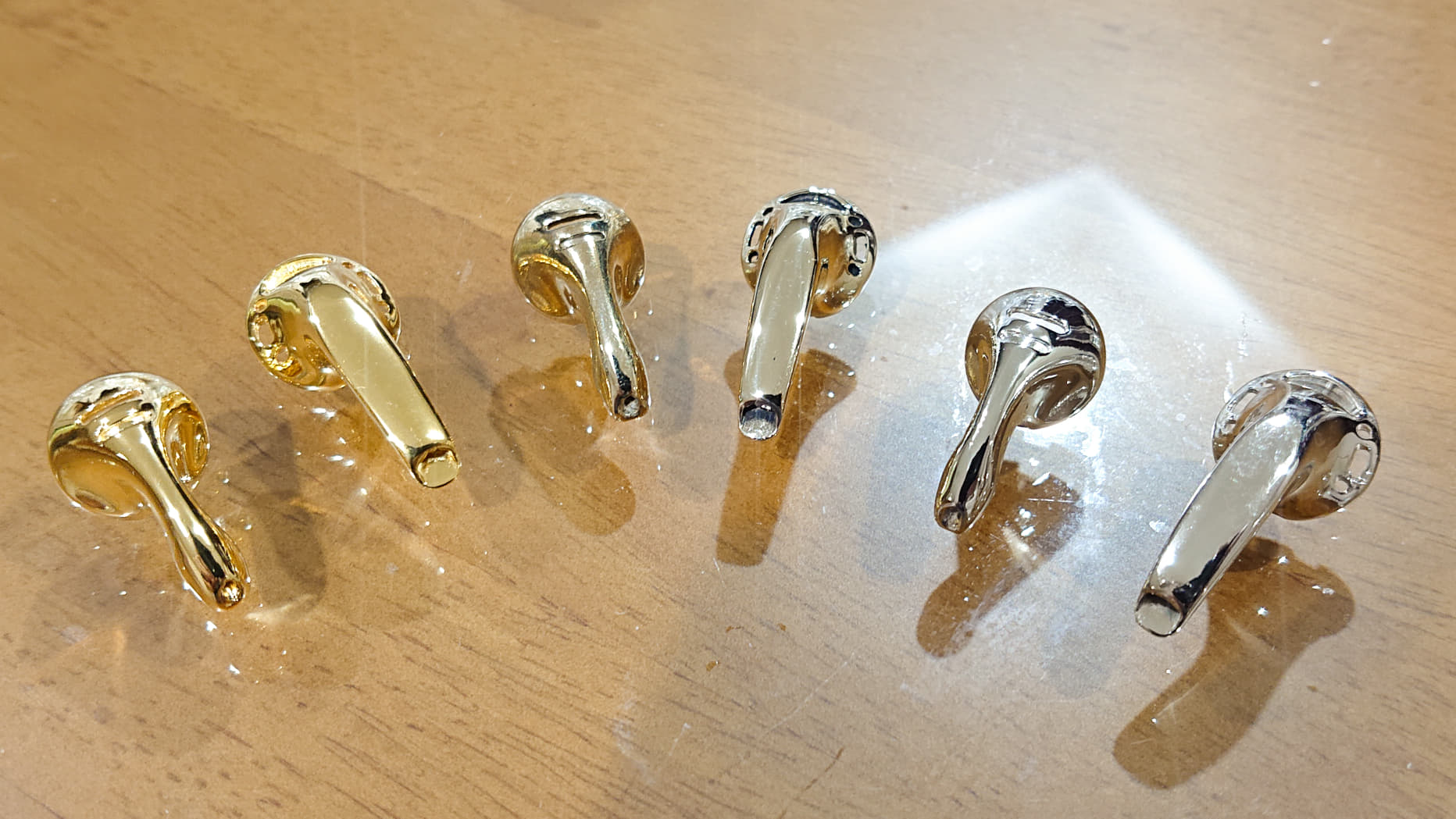 Brass Silver Gold earbuds shell for diy | Headphone Reviews and ...