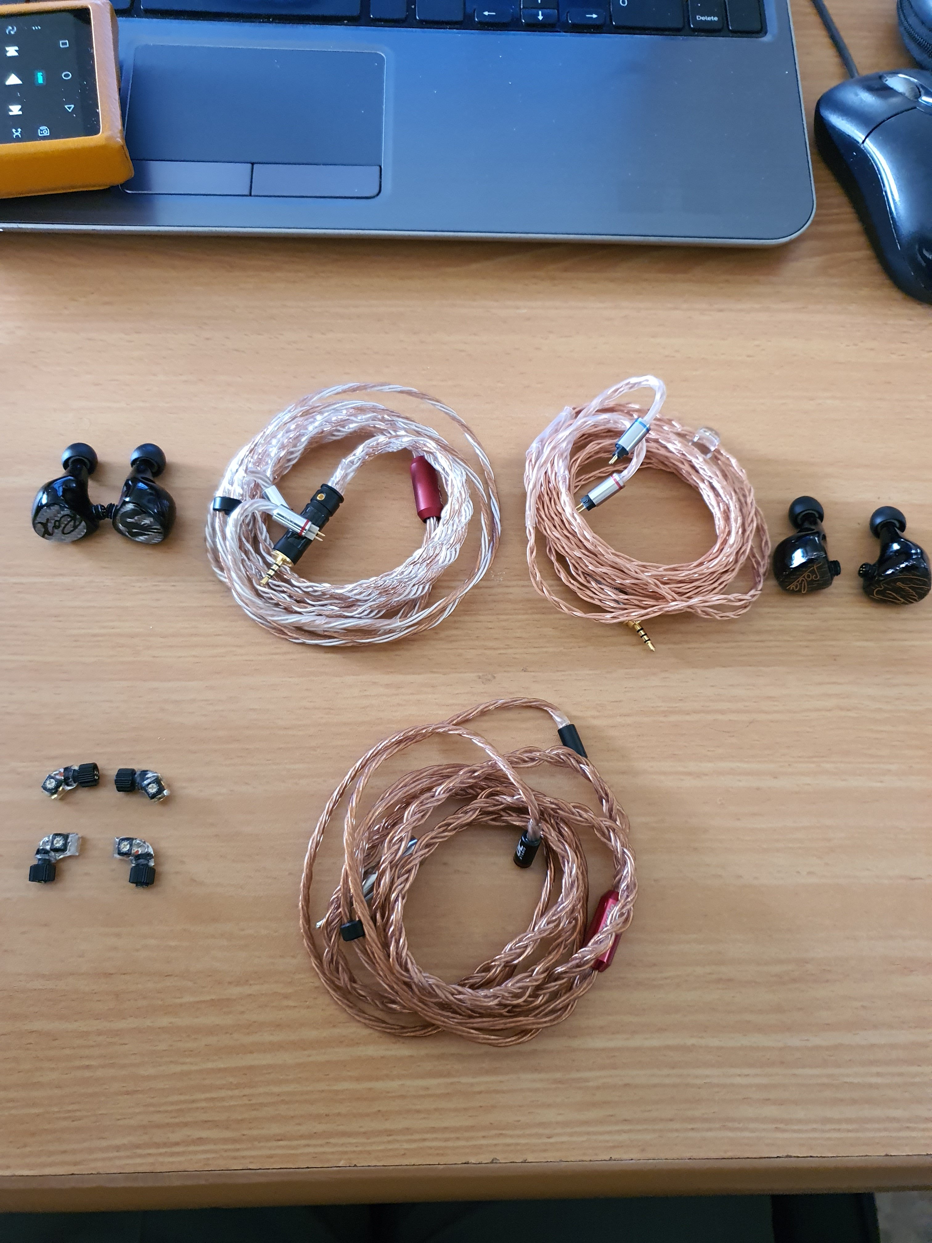 JH Audio iems -- cable rolling with Whyears adapters | Headphone ...