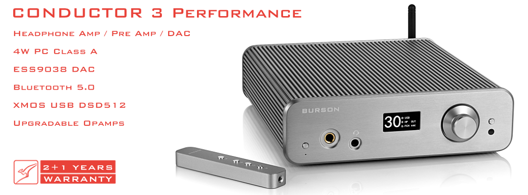 Burson Conductor 3 Performance & Conductor 3X Performance | Headphone ...
