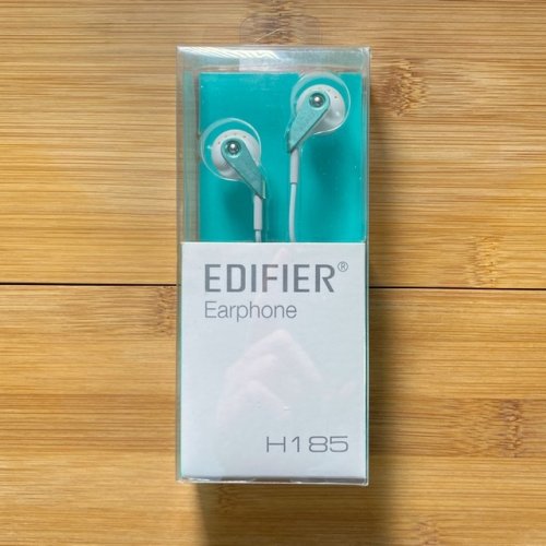 Edifier H185 Headphones Hi-Fi Classic Earbud Style Earphones - Blue ...