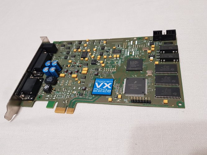 Closed: Digigram VX222e 24bit 192KHz AES Digital Broadcast Audio PCIe ...