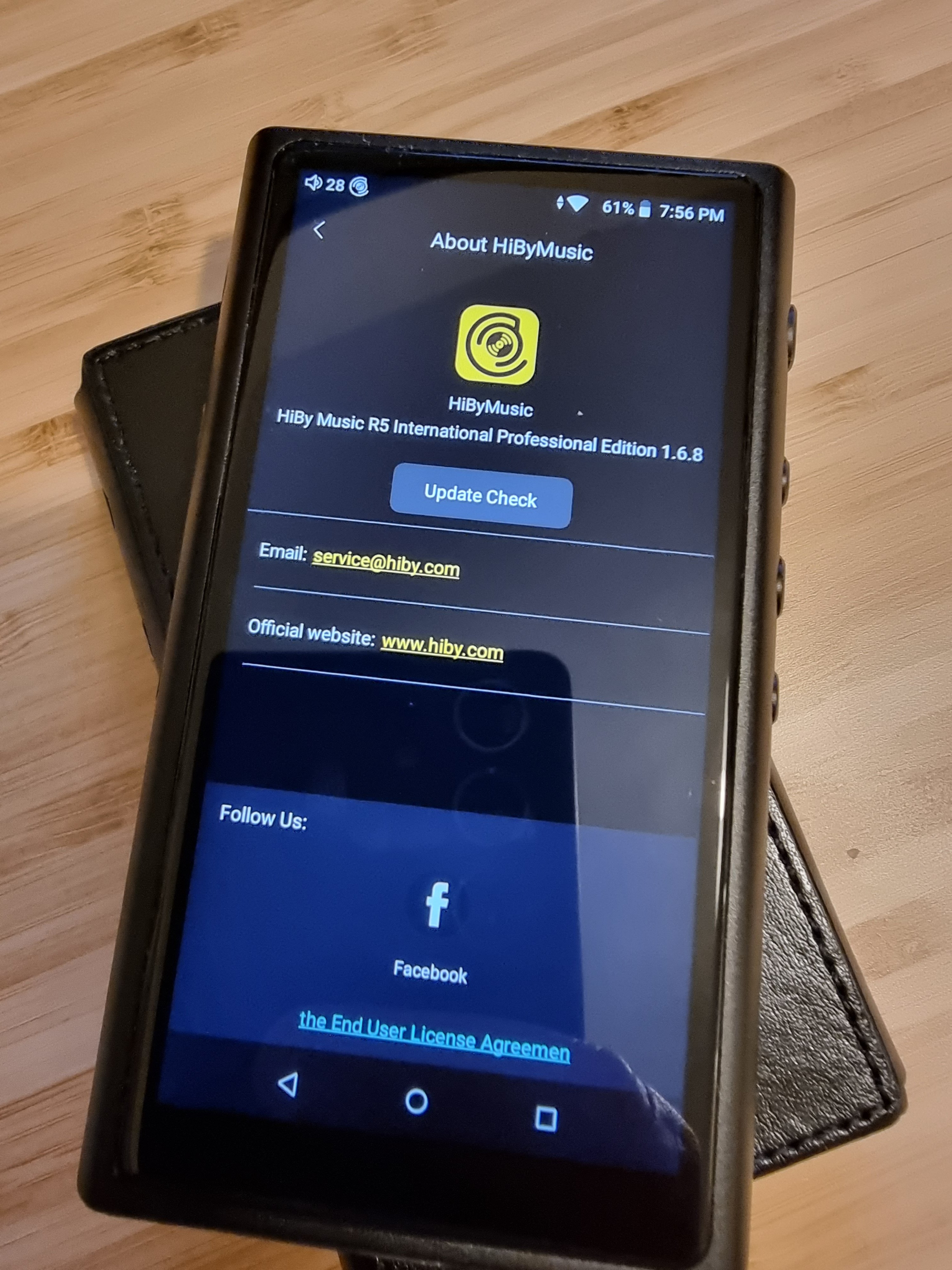 Sold: UK Hiby R5 mint + leather case + 512Mb SD (Reduced) | Headphone ...