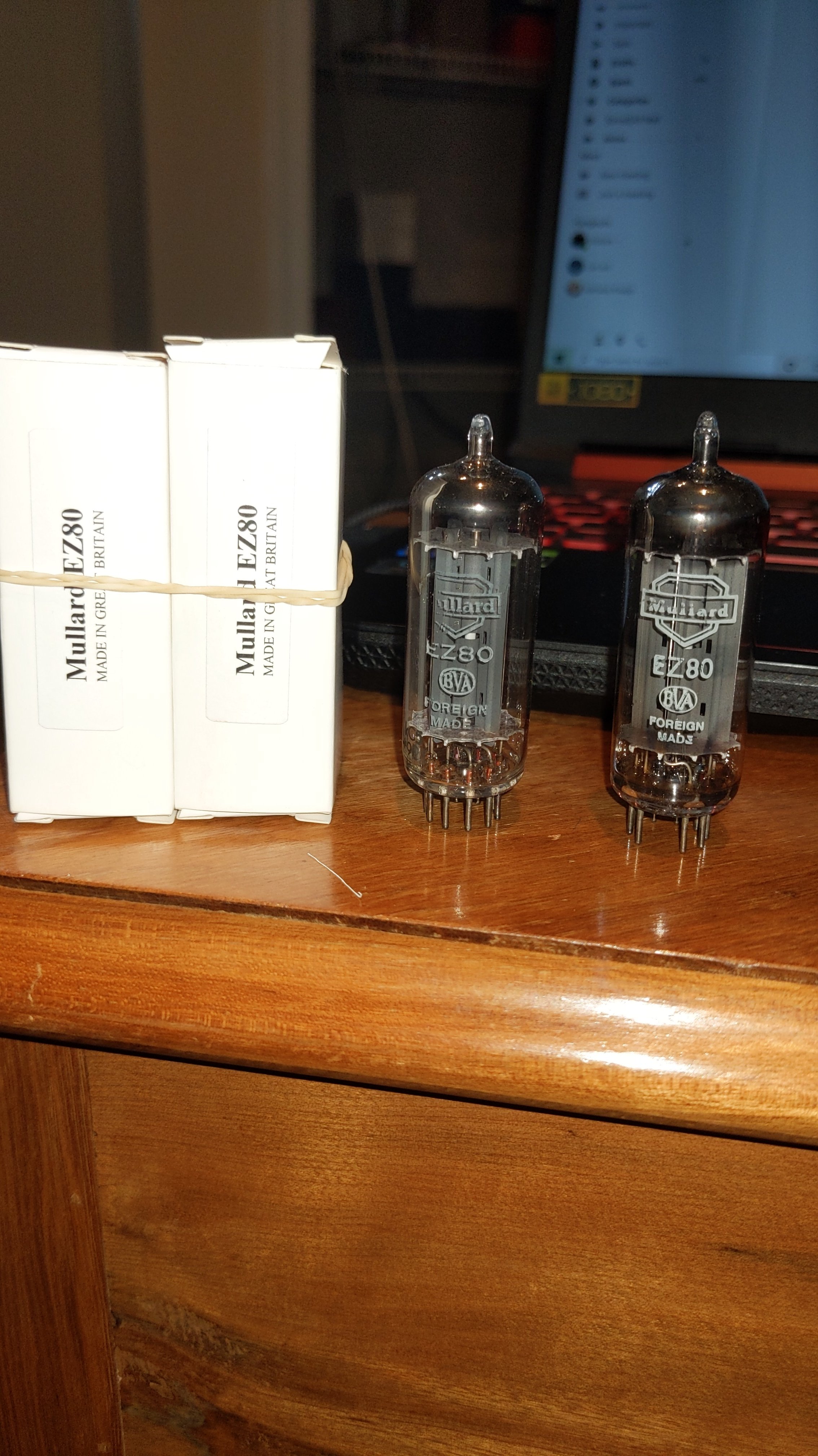 Closed: Matched Mullard ez80 rectifier tubes NOS for Woo WA2 ...