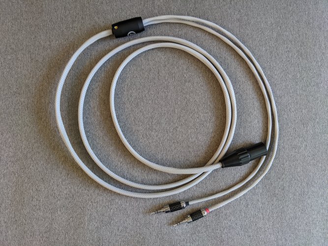 Sold: Neotech 23AWG solid core silver headphone cable 7-feet (XLR, 3 ...