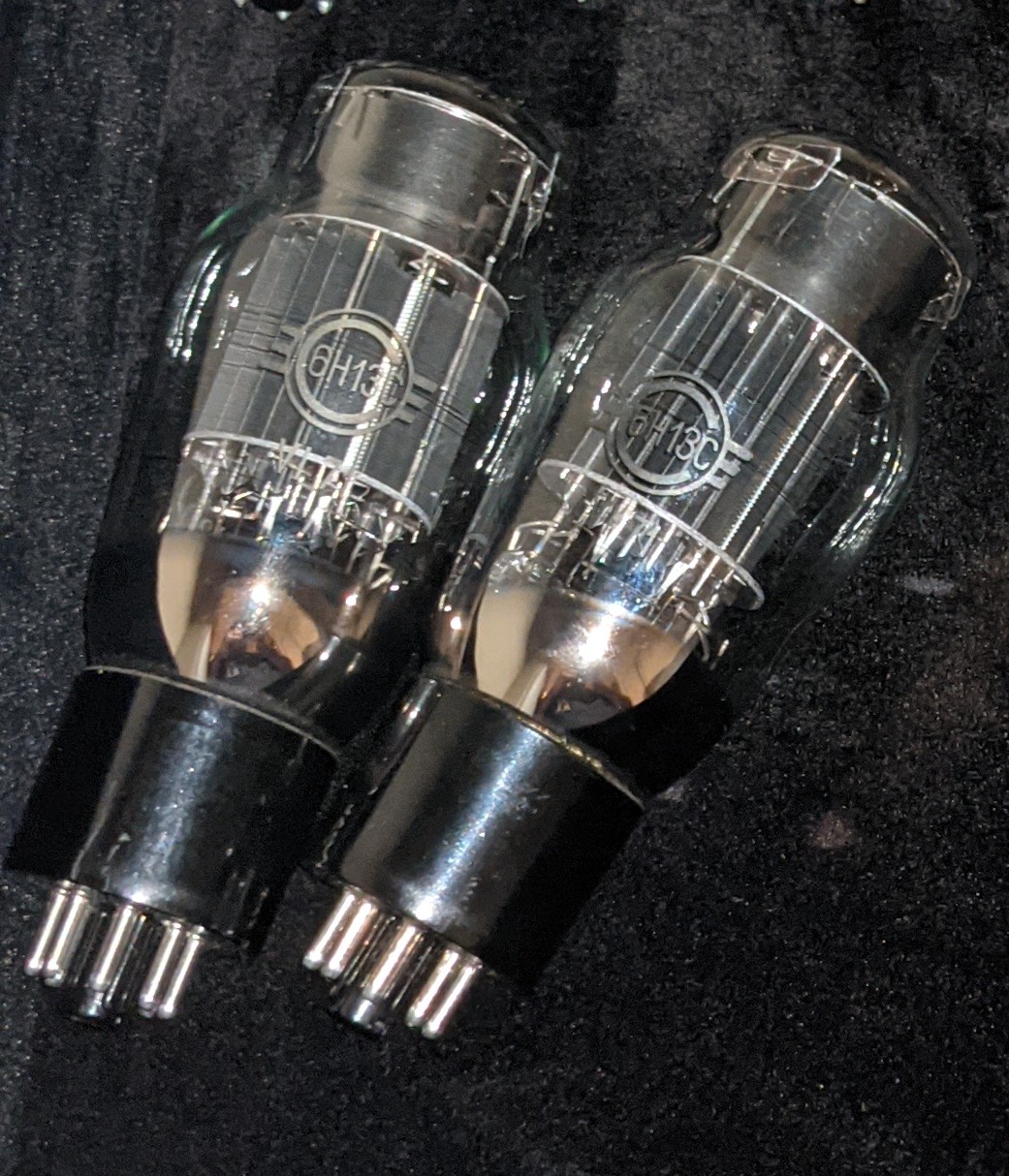 Closed: Soviet Double Triode 6H13C (6as7g) matched pair | Headphone ...