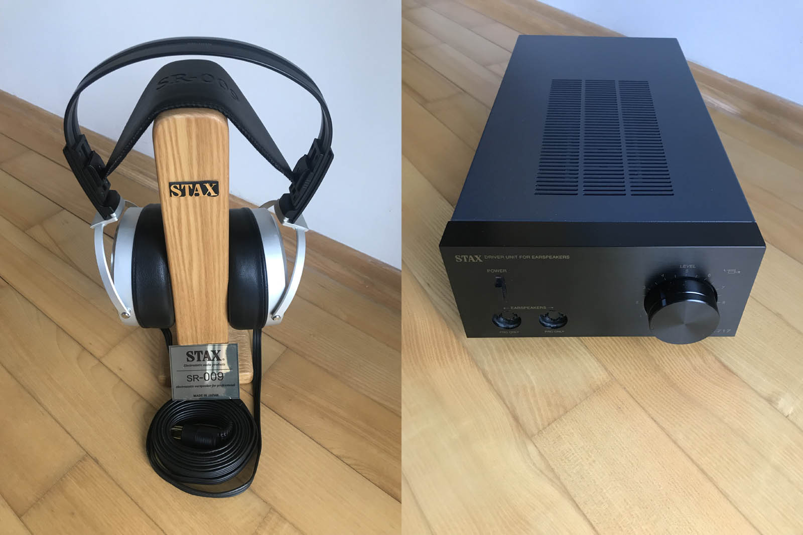 Closed: STAX SR 009 + energizer SRM 717 + Stax stand | Headphone ...