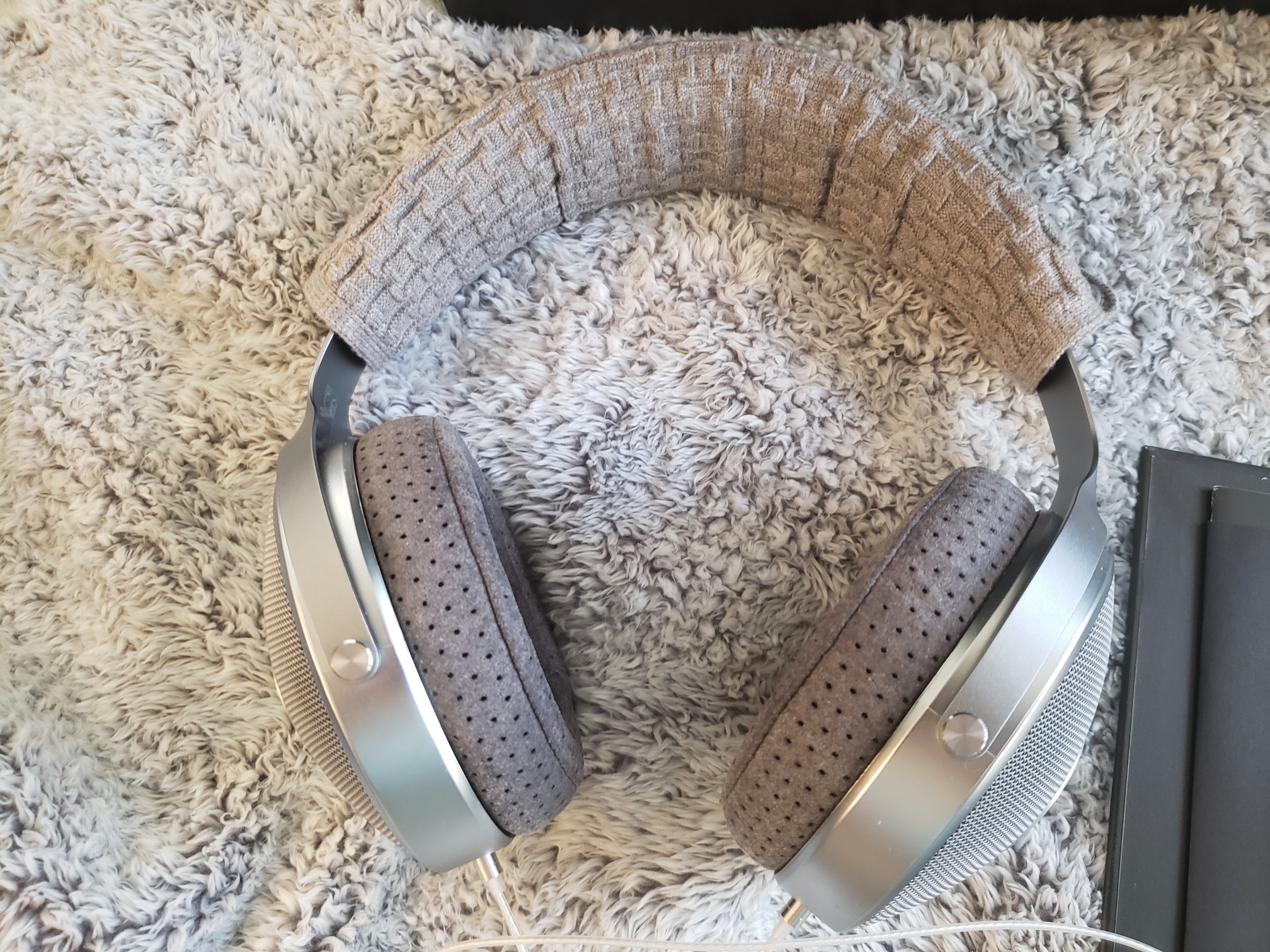 Sold: Focal Clear OG + silver cable + headband cover | Headphone ...