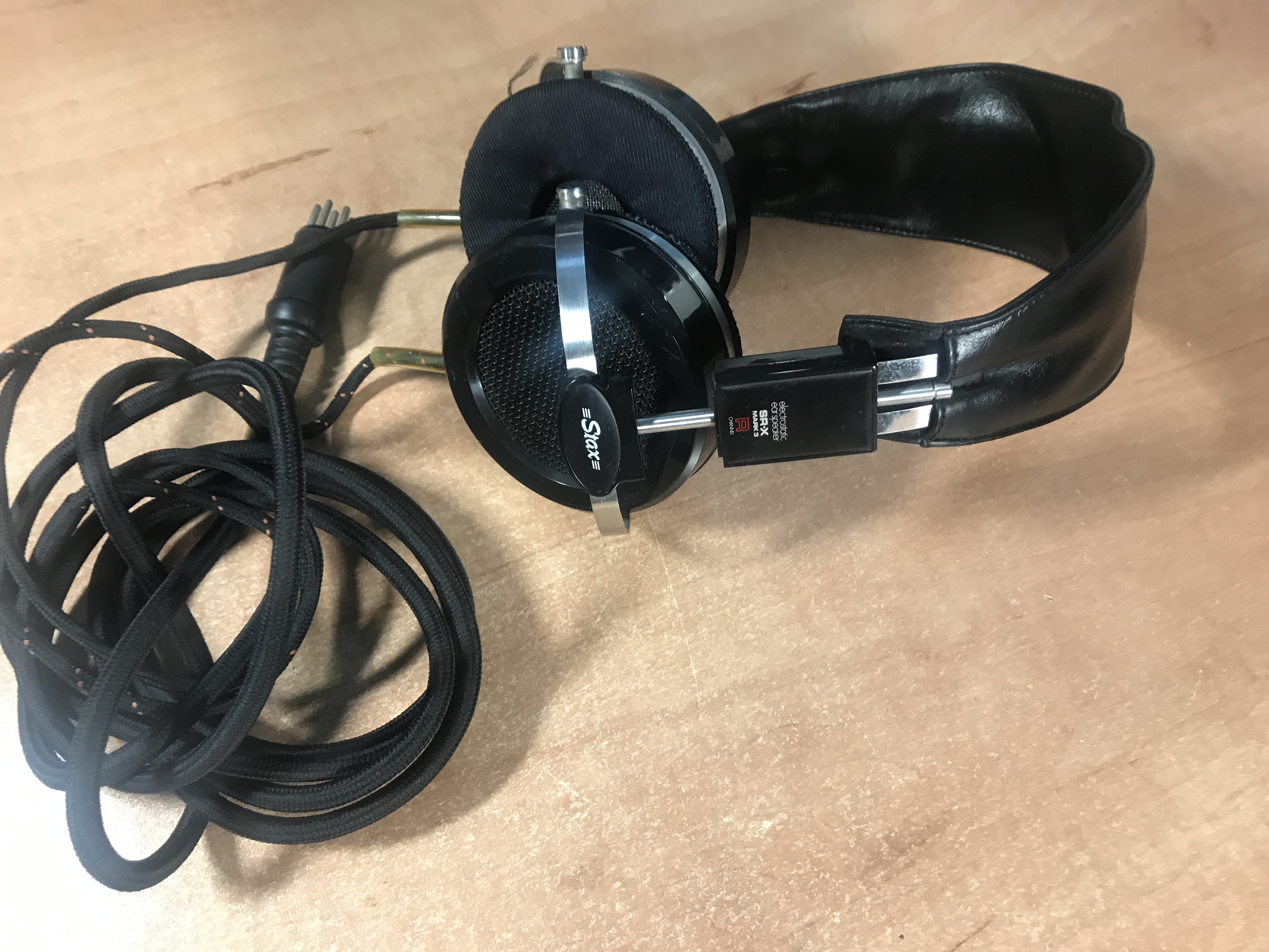 Closed: Stax SR-X Mark-3 & Stax New SR-3 electrostatic headphones ...