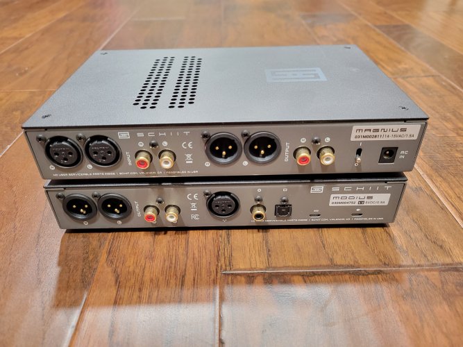 Sold: Schiit magnius and modius stack amp/dac | Headphone Reviews and ...
