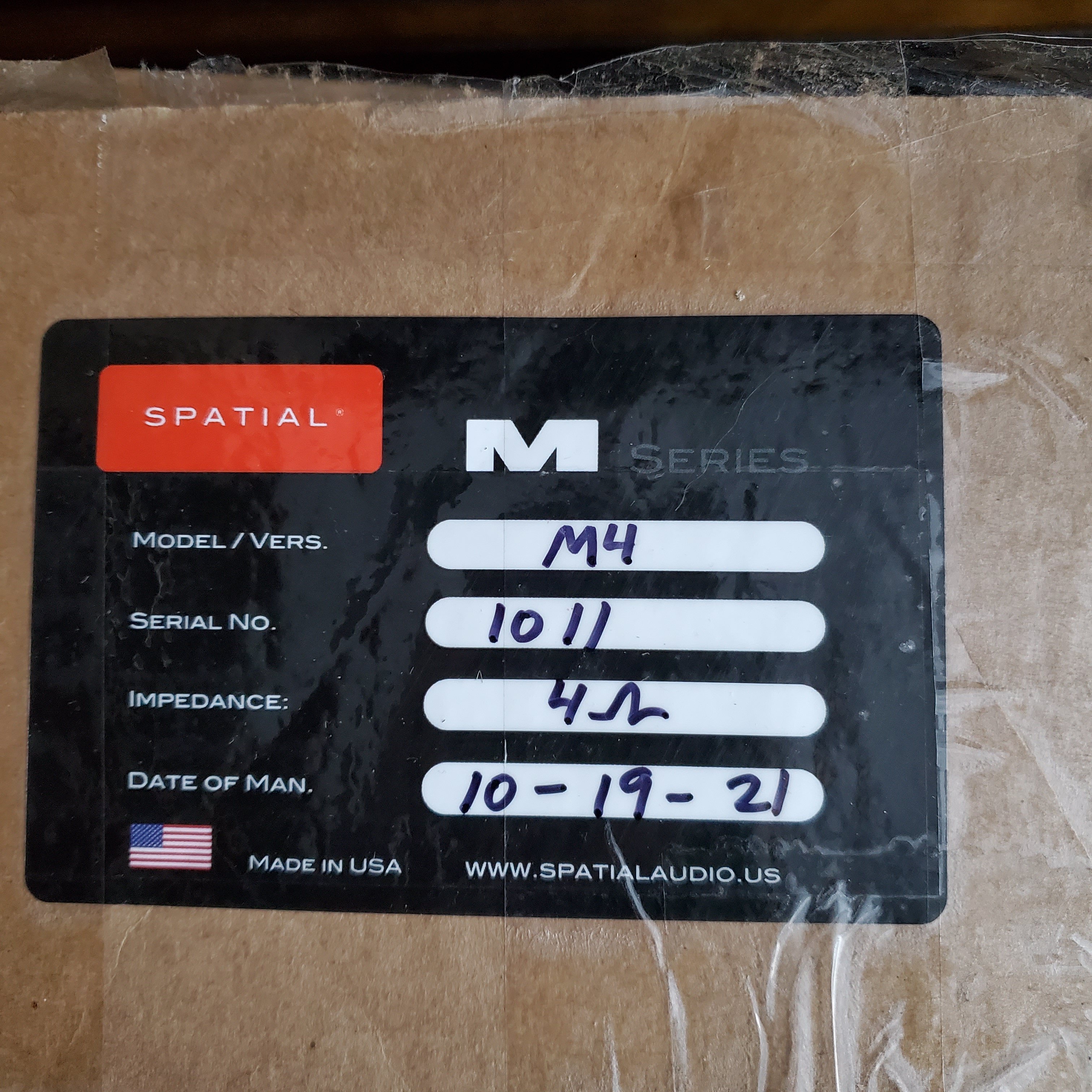 Closed: Spatial Audio Lab M4 Sapphire Open Baffle Speakers | Headphone ...
