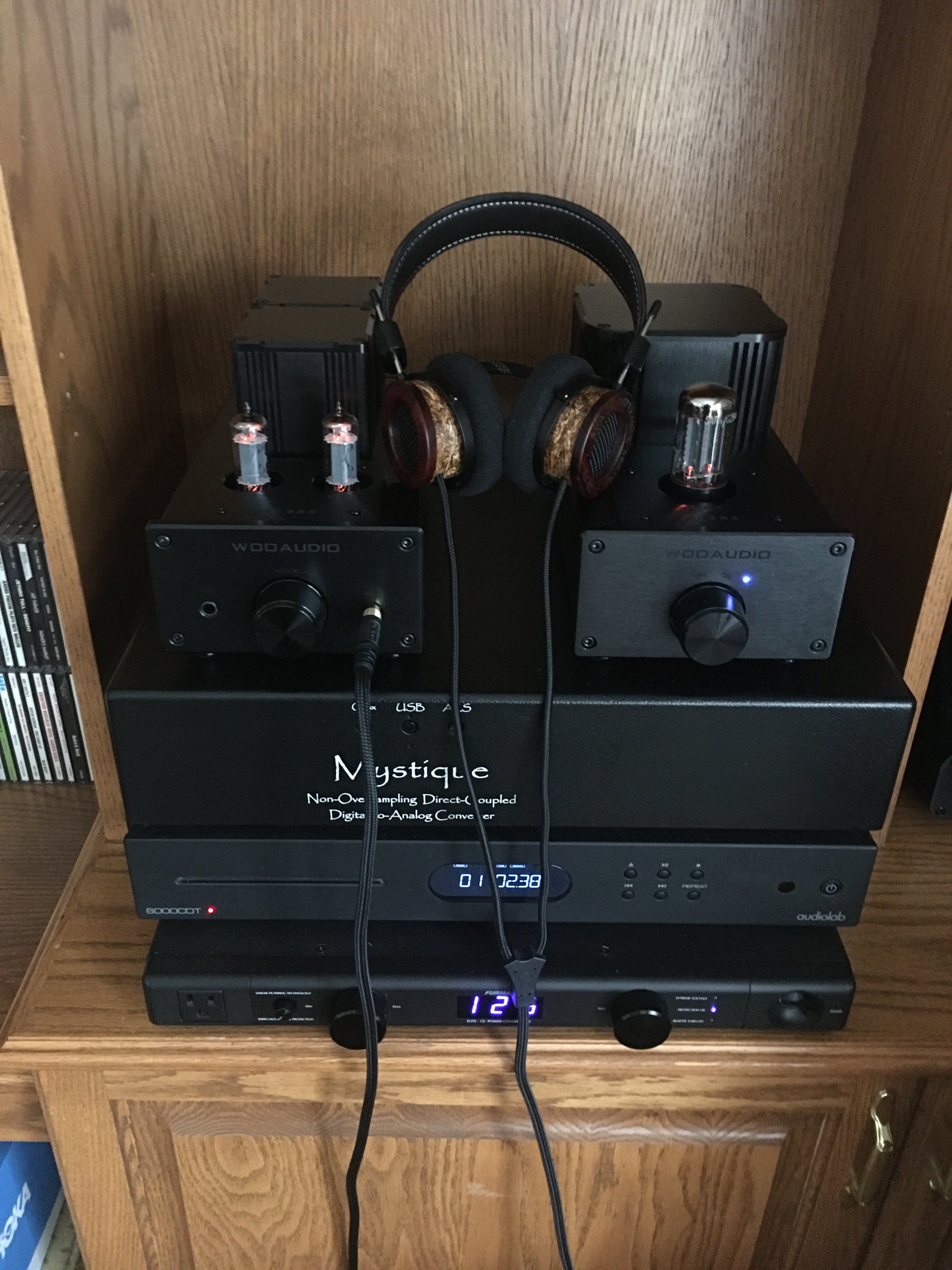 Show us your Head-Fi station at it's current state. No old pictures ...