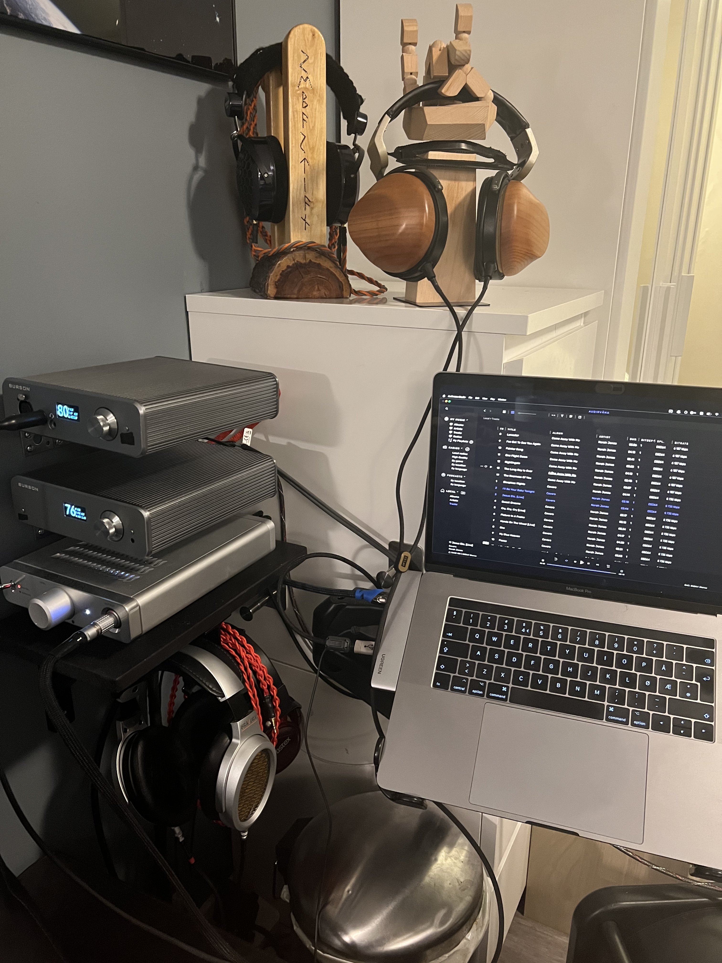 Show us your Head-Fi station at it's current state. No old pictures ...
