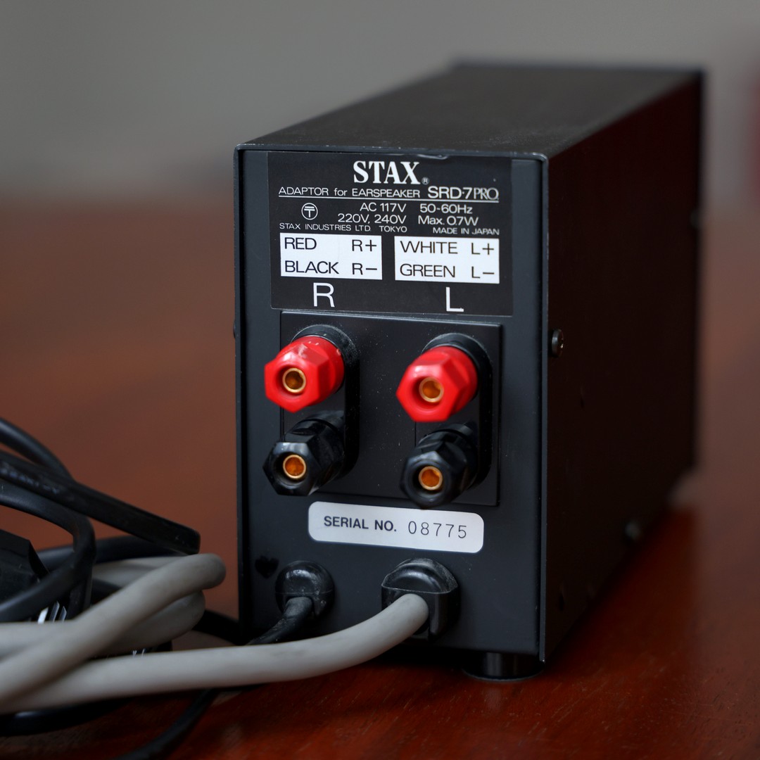 Sold: Stax SR-Lambda Pro + SRD-7 Pro adapter | Headphone Reviews and Discussion - Head-Fi.org