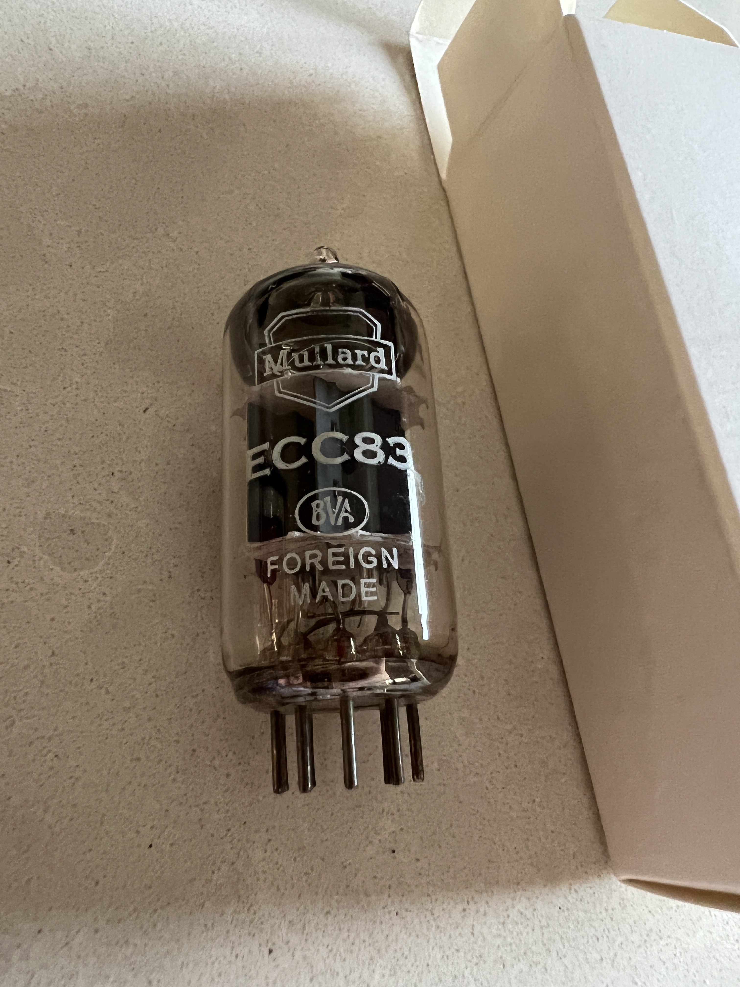 Sold: Mullard NOS 12ax7 / ecc83 + Matched Mullard 12ax7 | Headphone ...