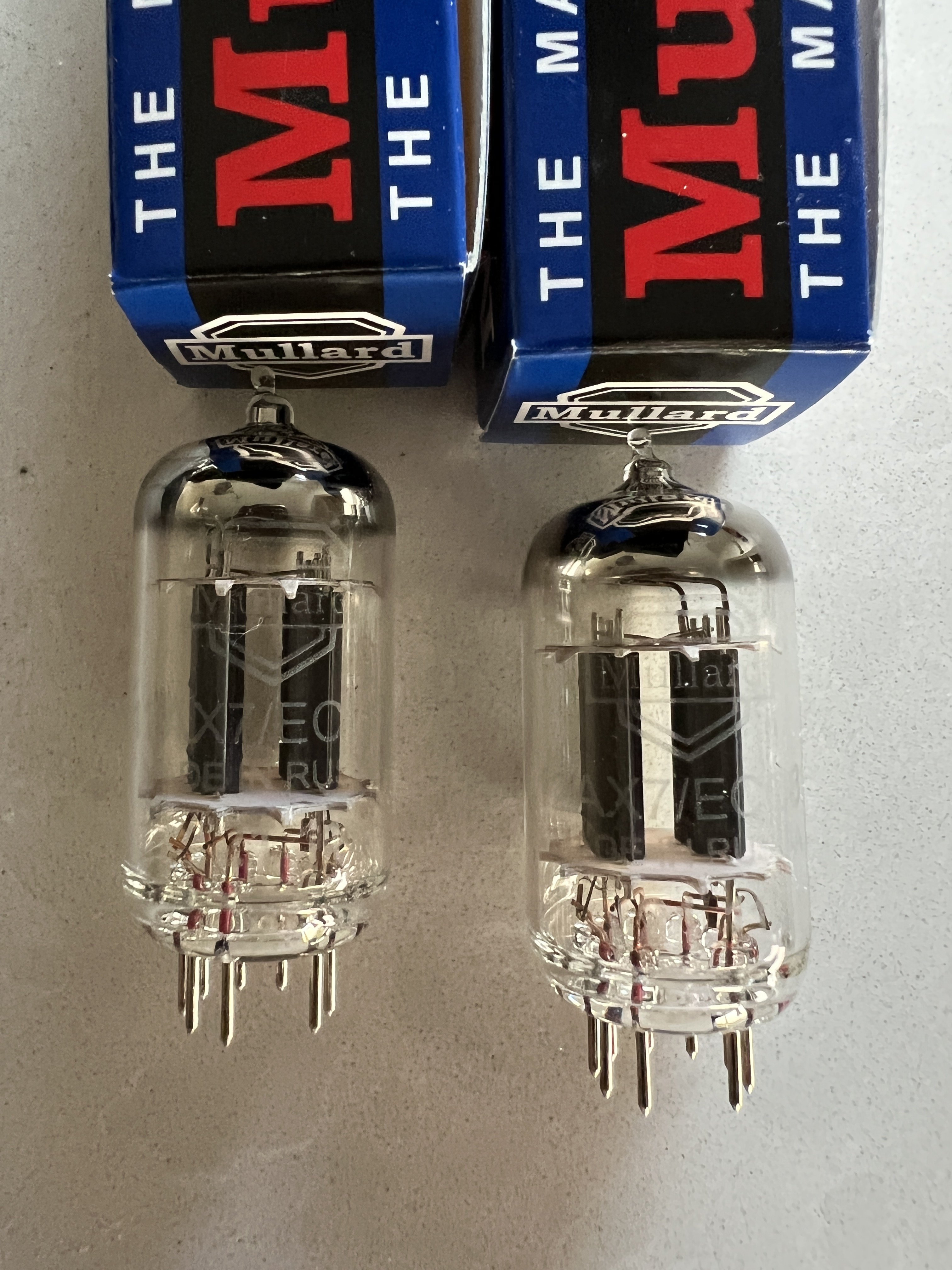 Sold: Mullard NOS 12ax7 / ecc83 + Matched Mullard 12ax7 | Headphone ...