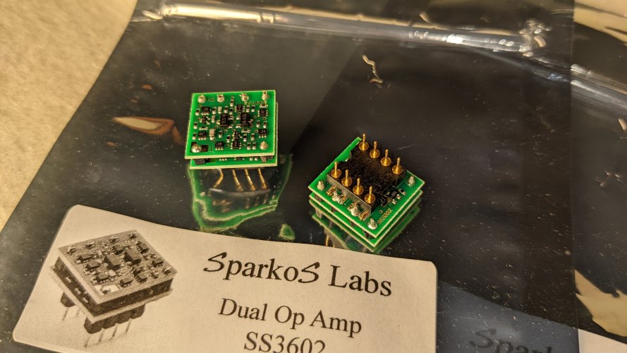 Sold: Two Sparkos Labs SS3602 Dual Op Amps | Headphone Reviews and ...