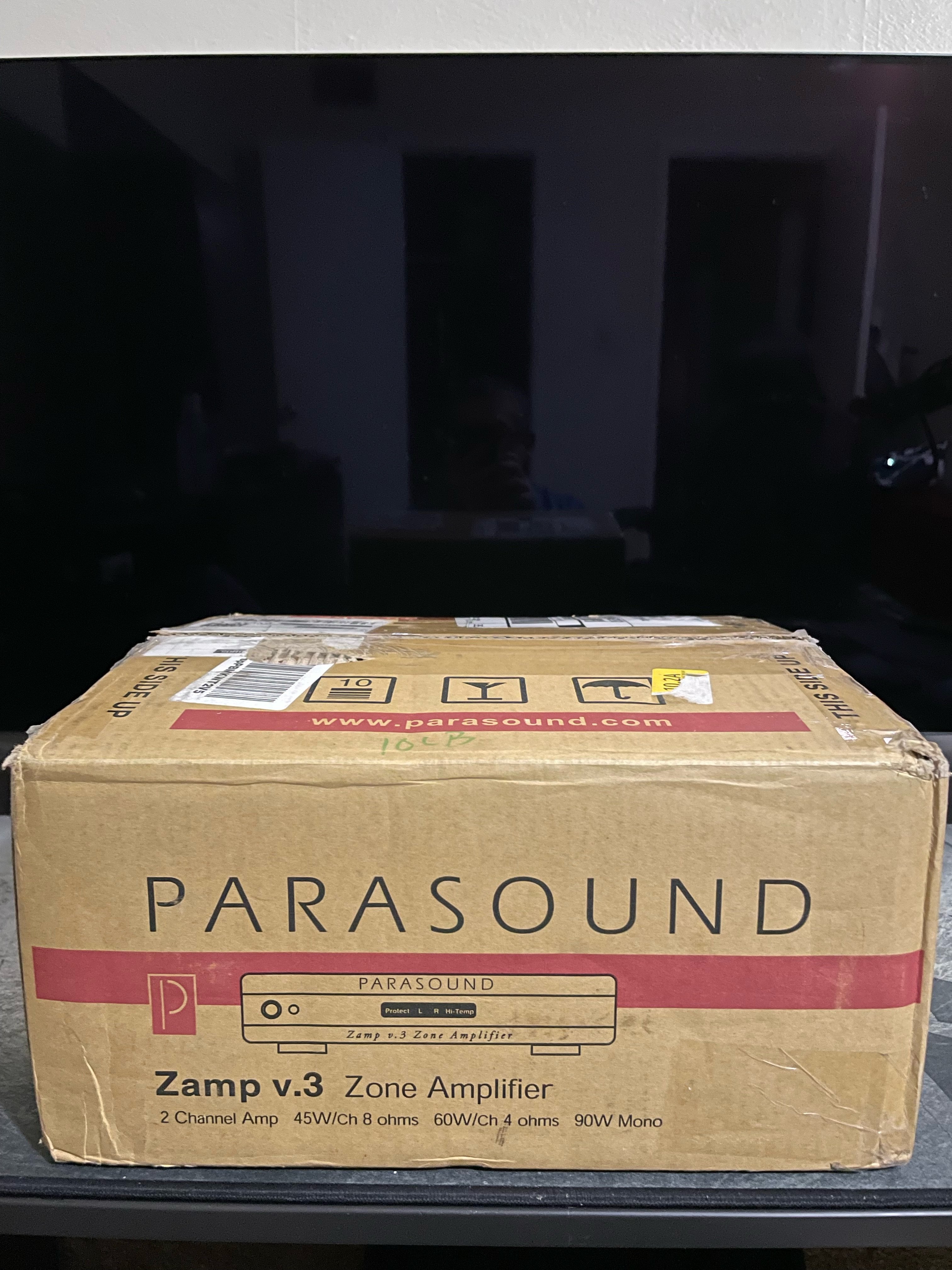 Closed: 2x Parasound Z.amp Speaker amplifier for HE-6 or speakers ...