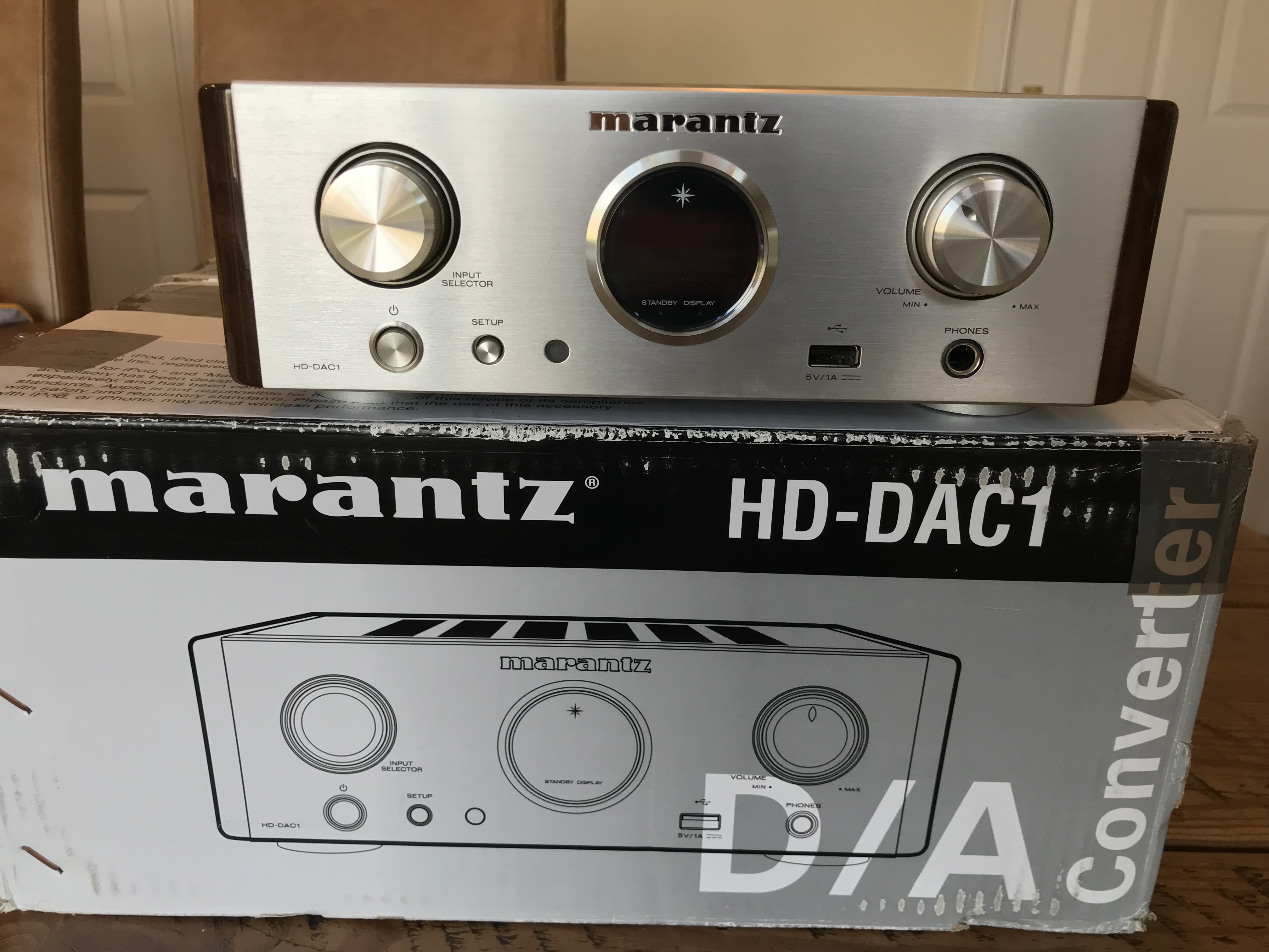 Closed: Marantz HD-DAC1 headphone amp, preamp and DAC | Headphone ...