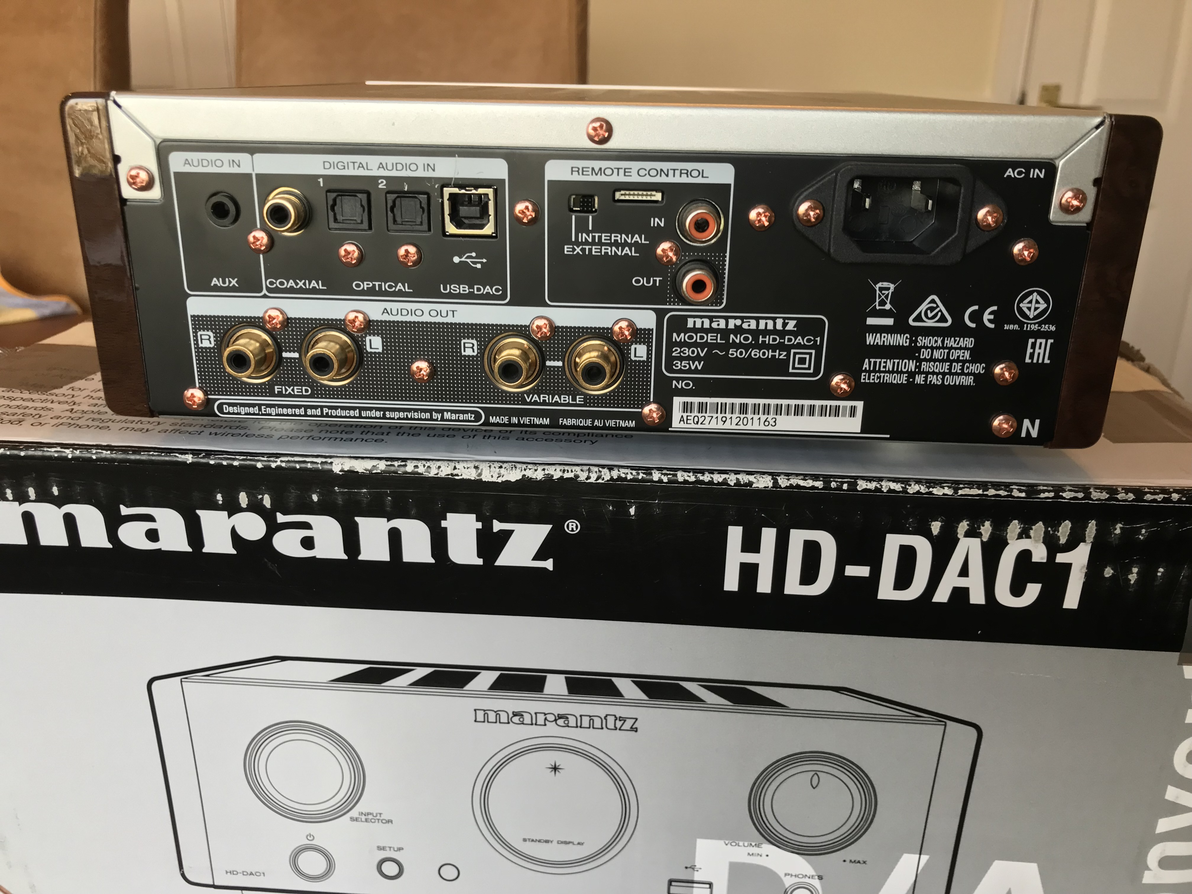 Closed: Marantz HD-DAC1 headphone amp, preamp and DAC | Headphone ...