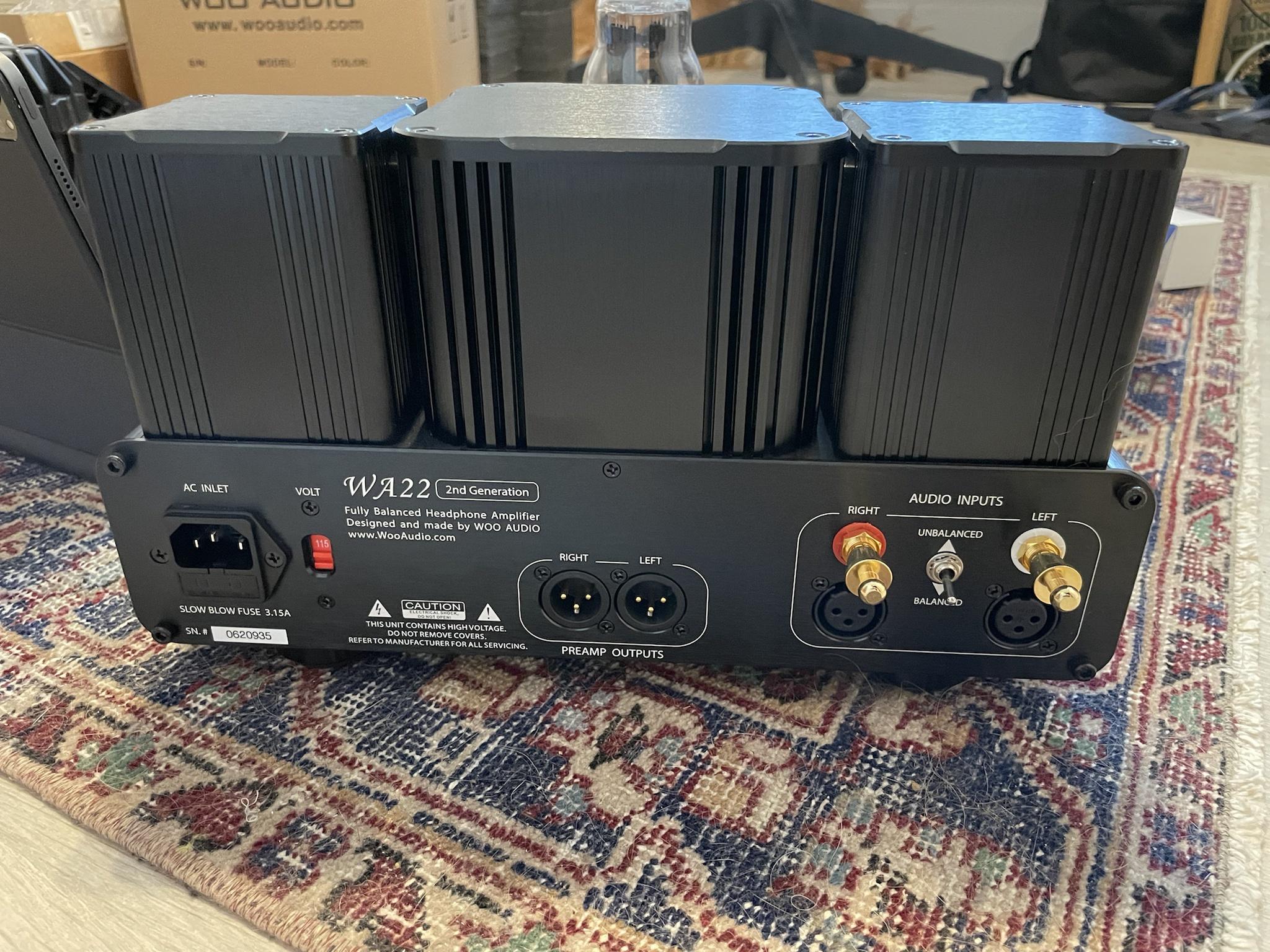 Sold: Woo Audio WA22 Gen2 with upgraded tubes | Headphone Reviews and ...