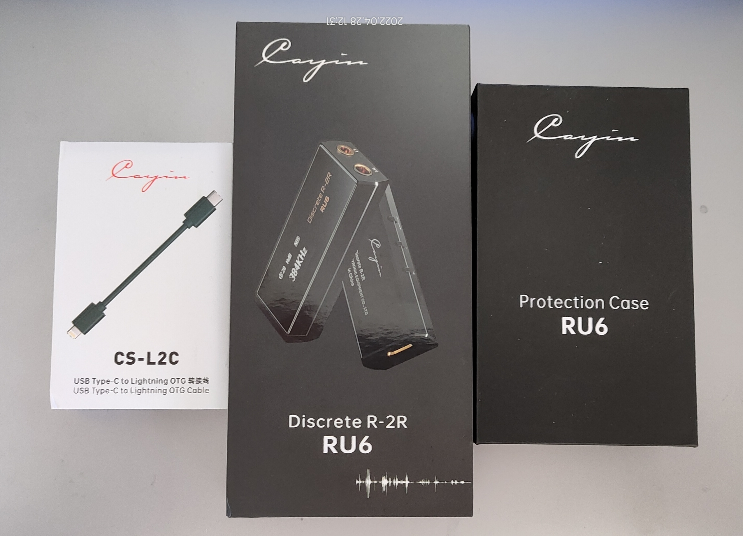 Closed: New-In-Box Cayin Ru6 R2R portable Dac-dongle + all accessories ...