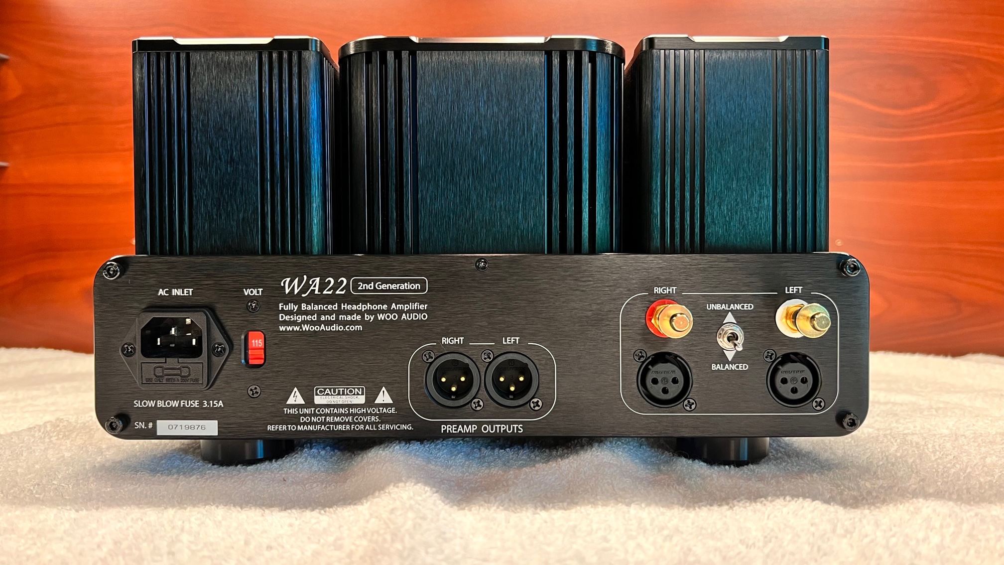 Sold: MINT Woo Audio WA22 2nd gen black balanced tube amplifier ...