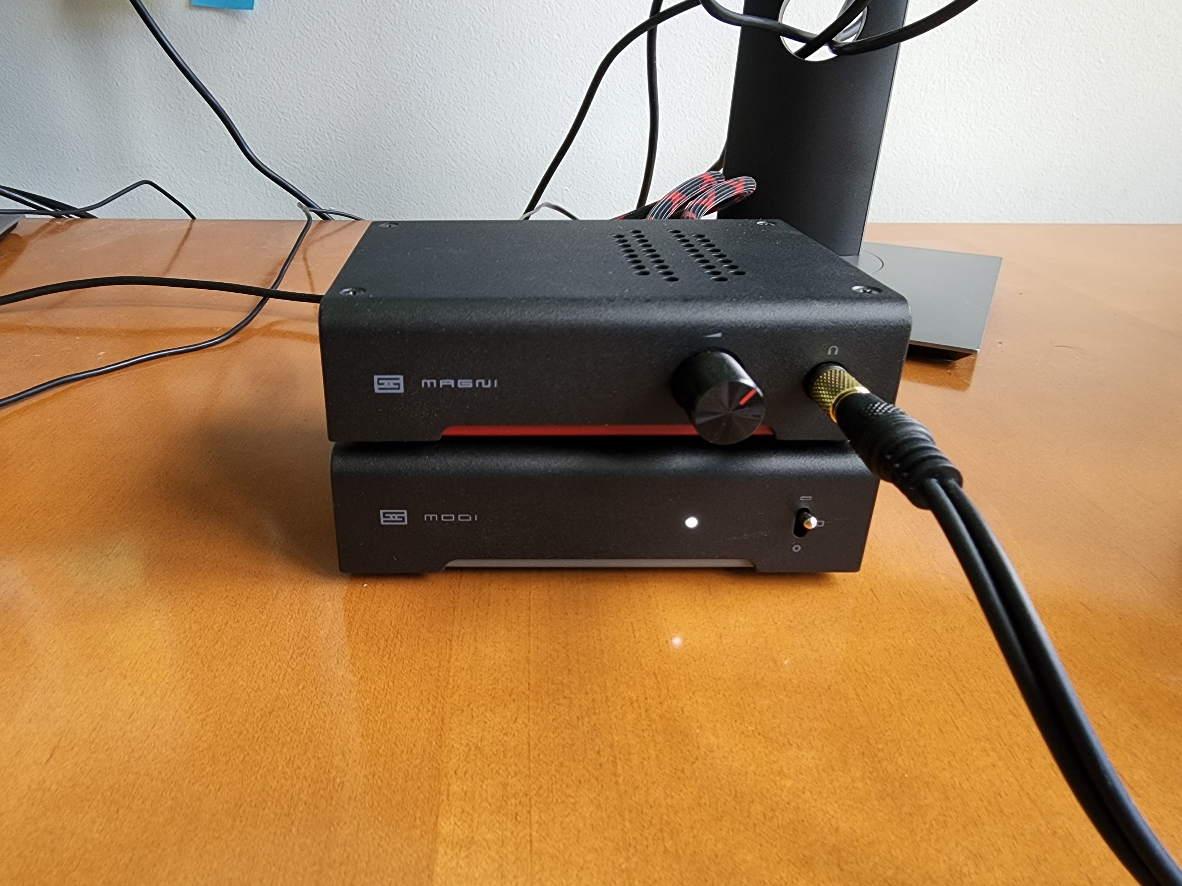 Sold: Schiit Stack: Magni Heresy (Black) and Modi 3+ (Black ...