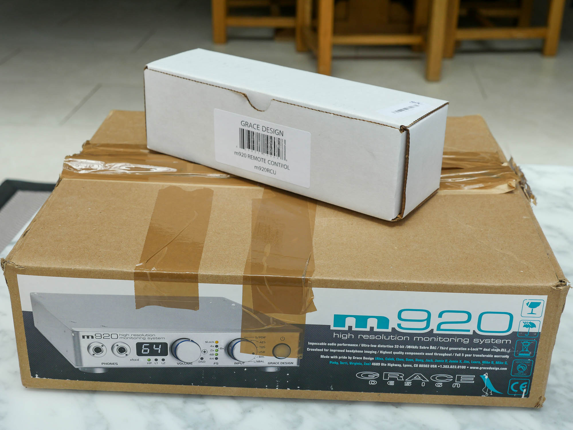 Closed: Grace Design M920 DAC / Headphone Amplifier With Remote - Mint ...