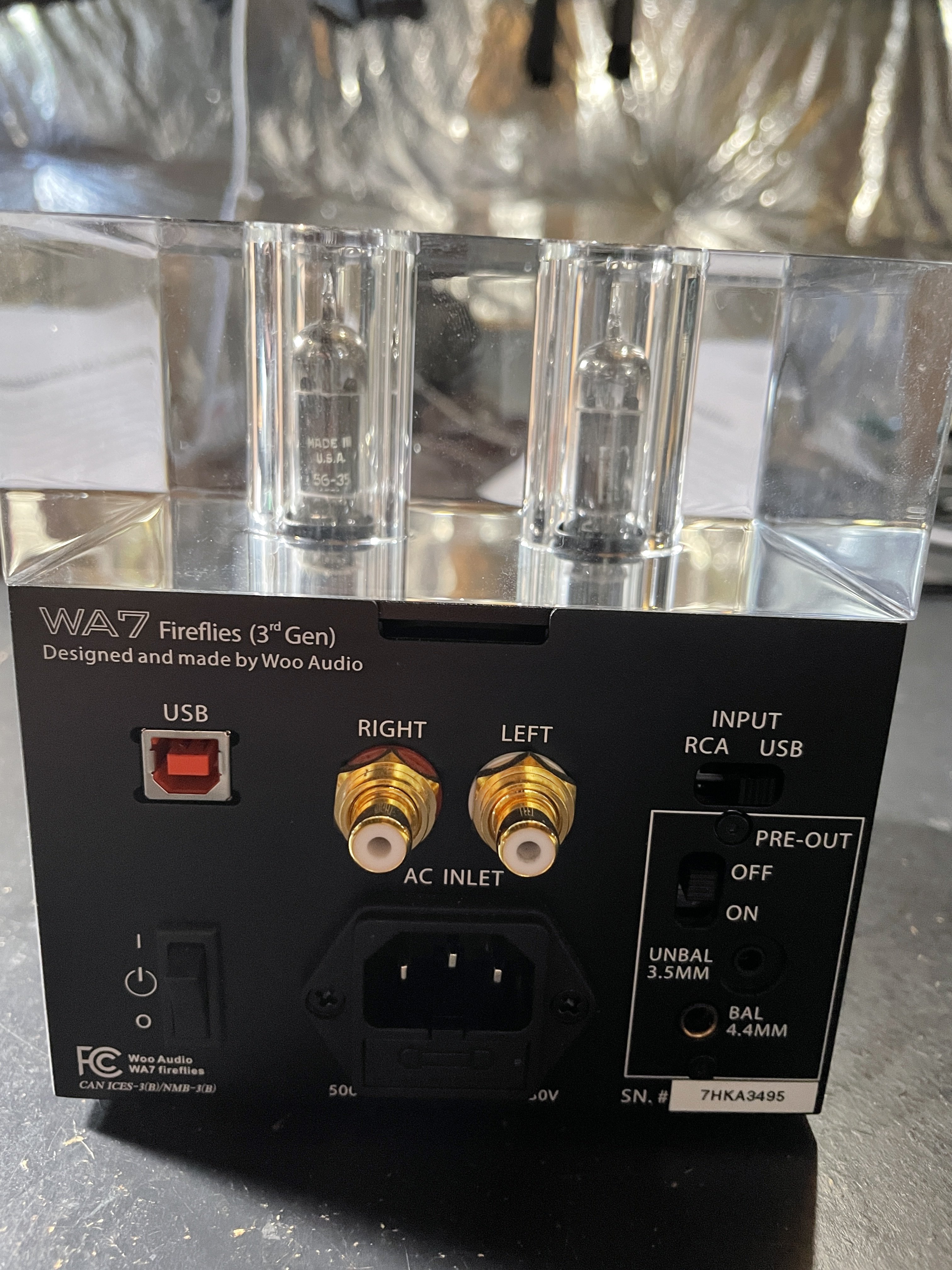 Sold: Woo Audio WA7 Fireflies (3rd gen) Balanced Headphone Amplifier ...