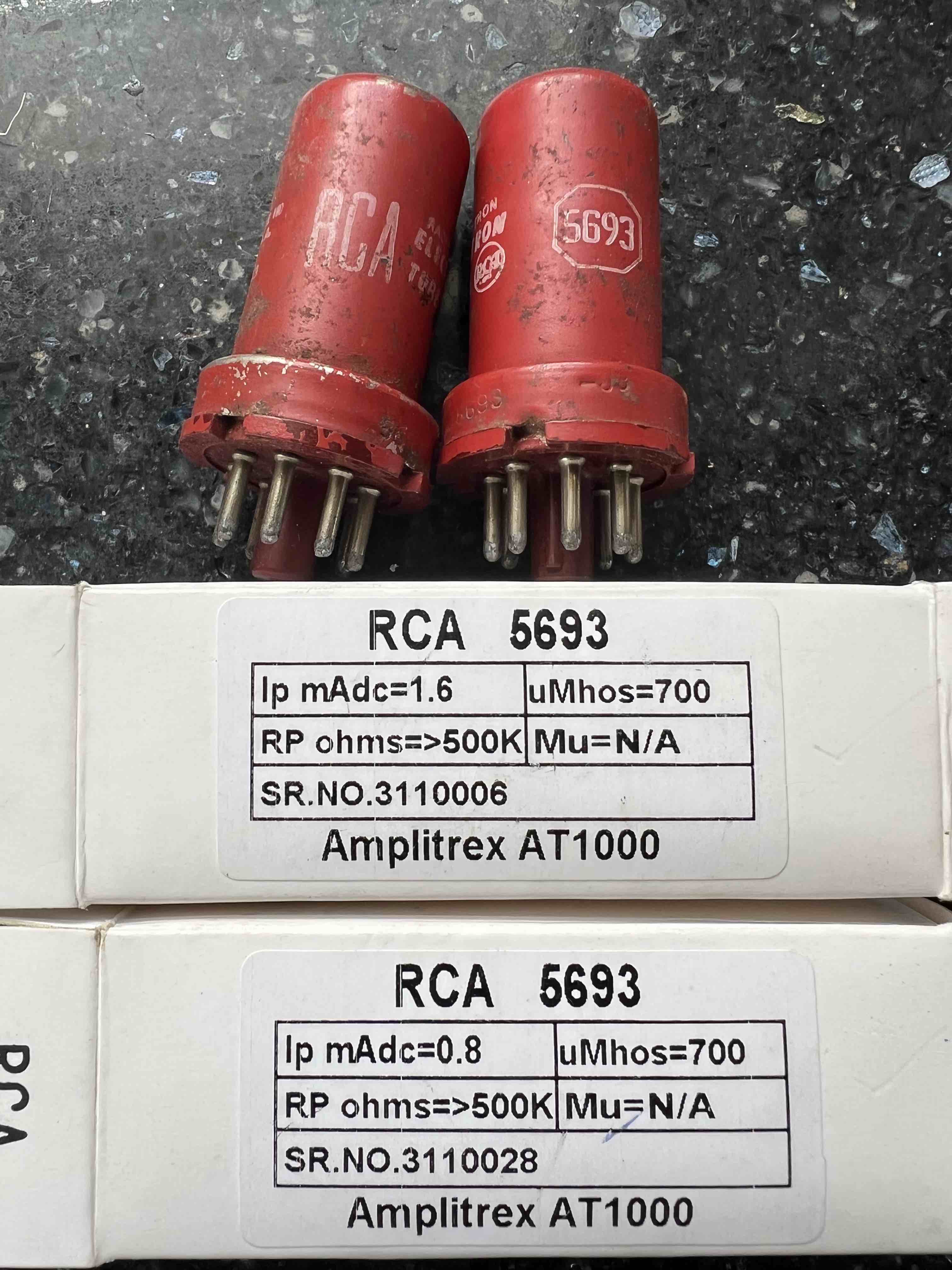 Closed: RCA Red Metal 5693 6SJ7 Matched Pair | Headphone Reviews and ...