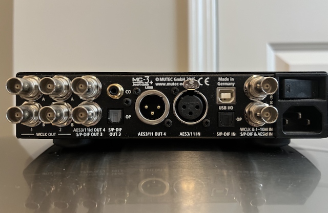 Sold: MUTEC MC-3 + USB / Black USB Digital Audio Master Clock Generator ...