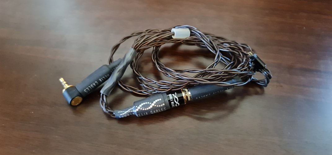Sold: Double Helix IEM 2 Pin Cable Nucleotide Wire | Headphone Reviews ...