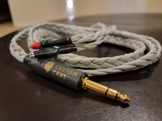Sold: CustomCans Ultra-low capacitance cable with Cardas HSPC (HD650 ...
