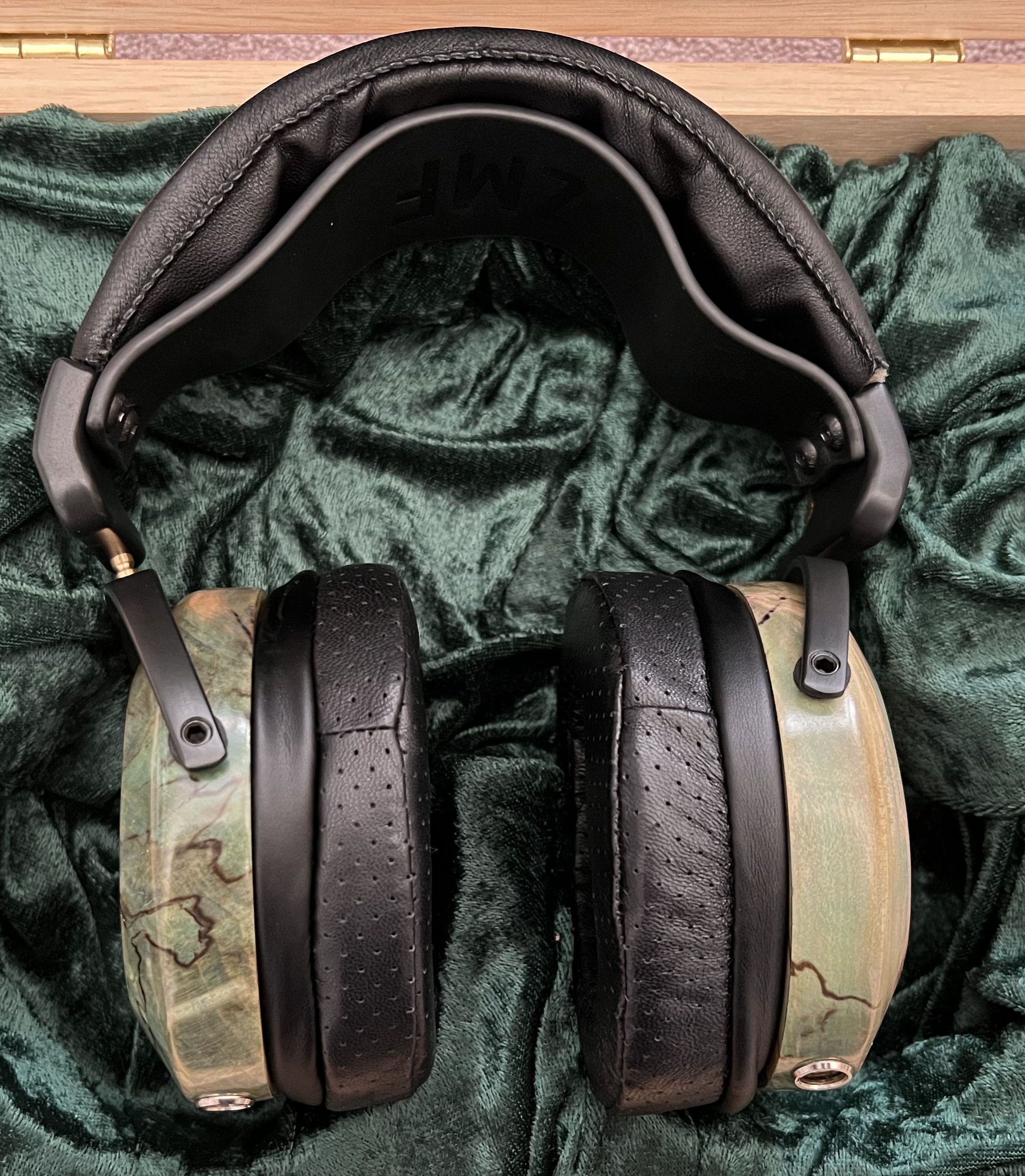 Sold: SOLD: ZMF Aeolus Stabilized Green Maple Burl LTD Wood Case/Box ...