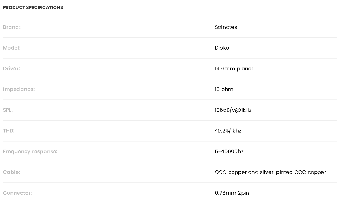 7Hz x Crinacle: Salnotes Dioko Universal IEM - Reviews | Headphone ...