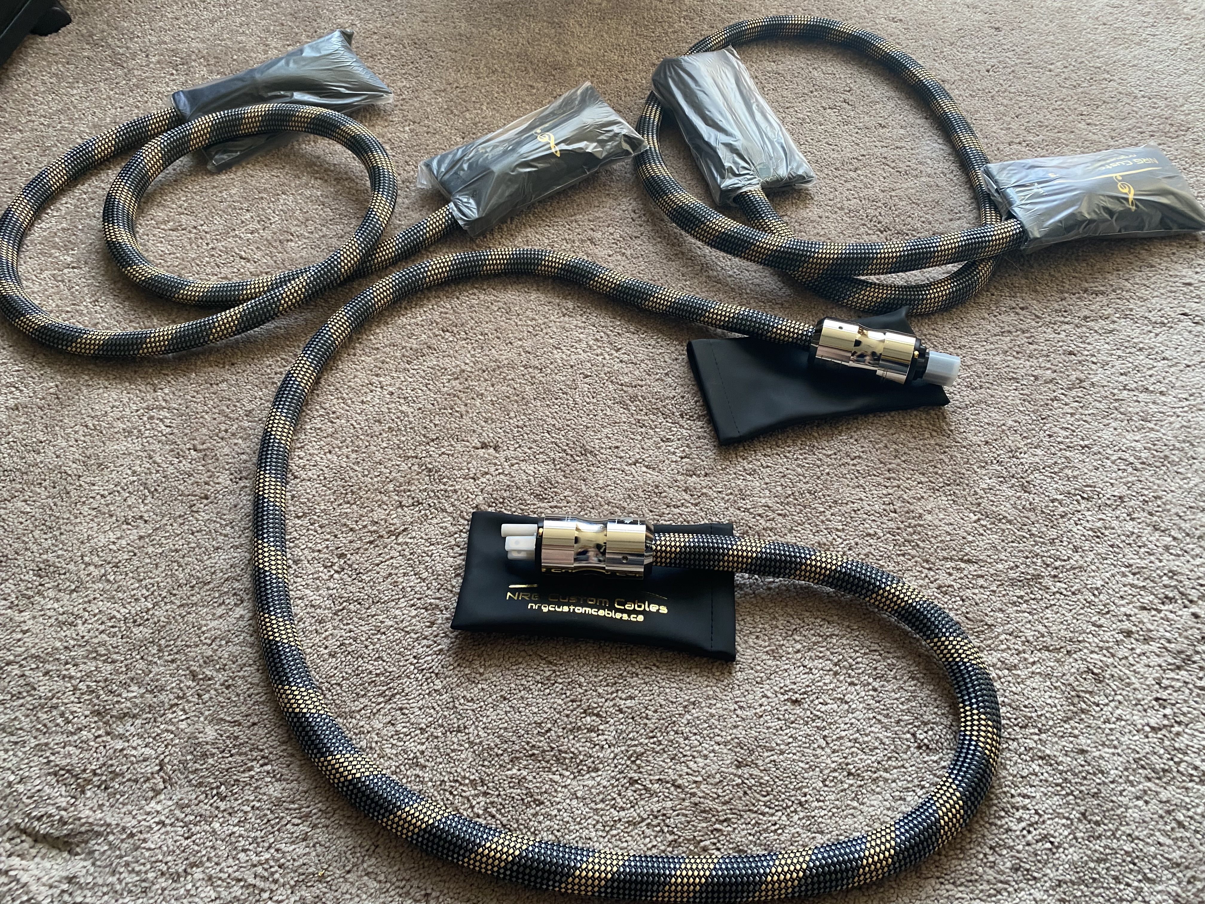 Closed: 3 NRG Custom Cables - “The .1” US Main Cables | Headphone ...