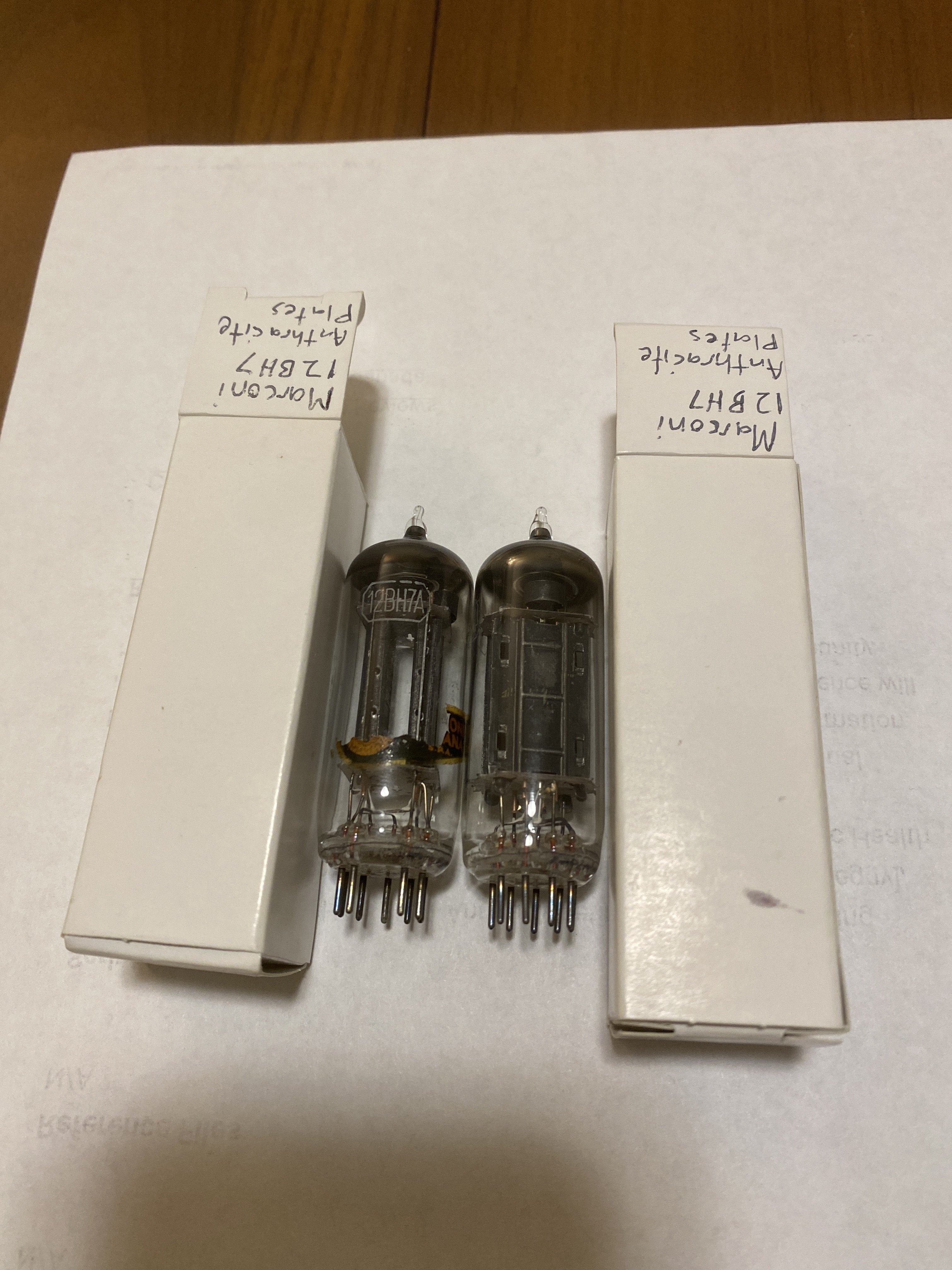Sold: NOS Marconi 12BH7 **Very Rare** | Headphone Reviews and ...