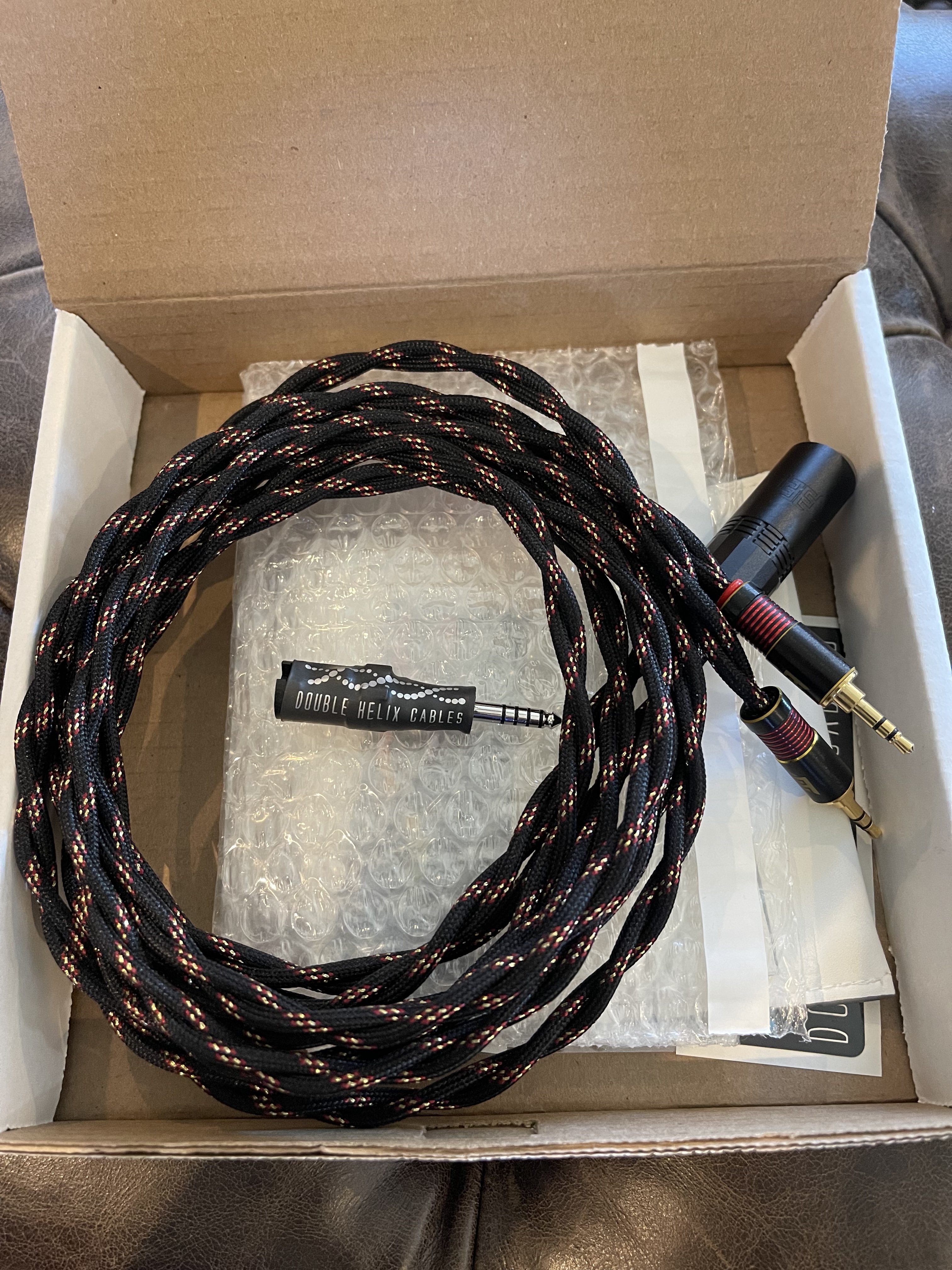 Sold: Double Helix Cable Prion 4 for Susvara (Dual 3.5mm) | Headphone ...