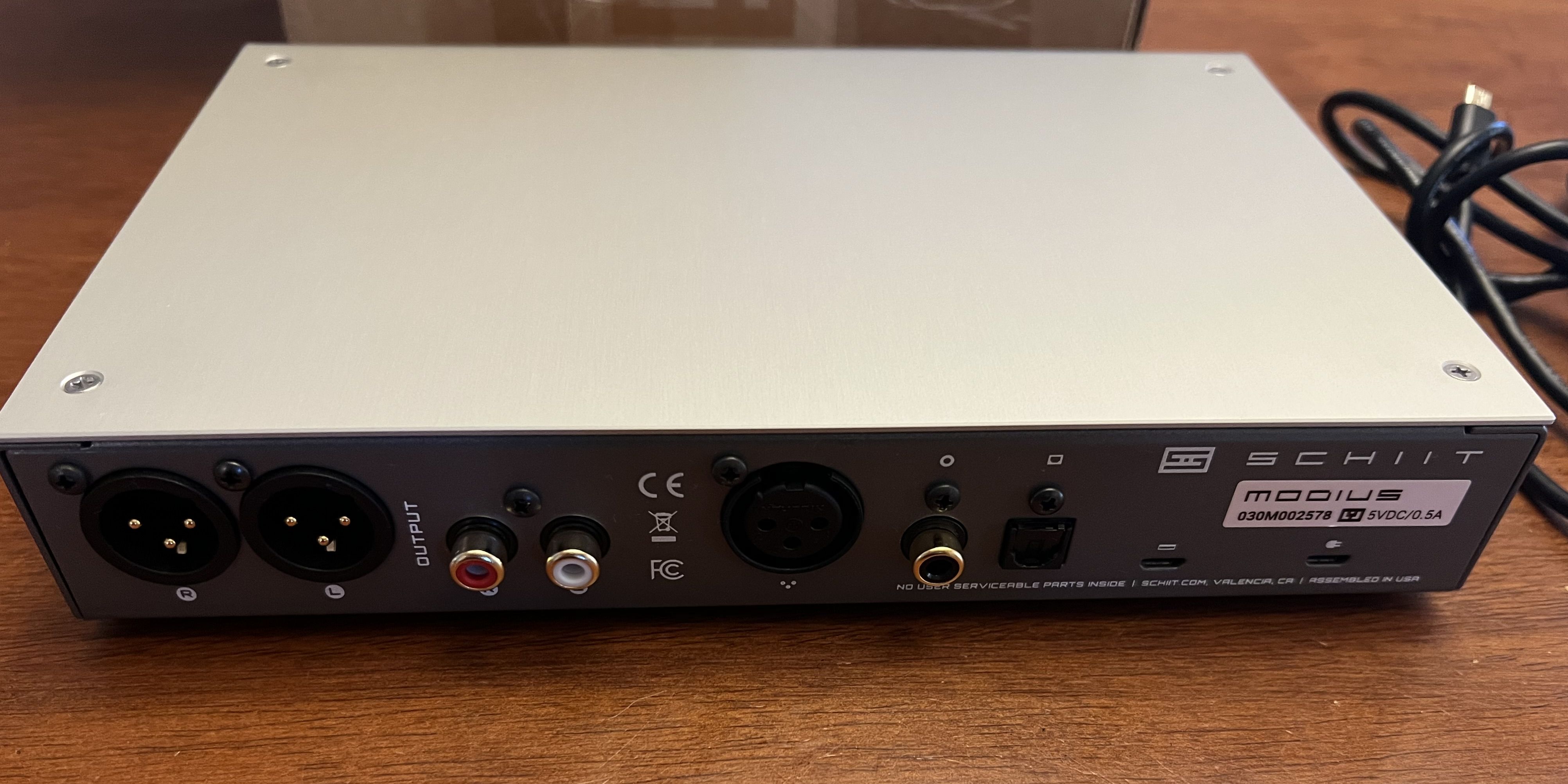 Sold: SOLD: Schiit Modius Silver with PYST XLR Cables | Headphone ...