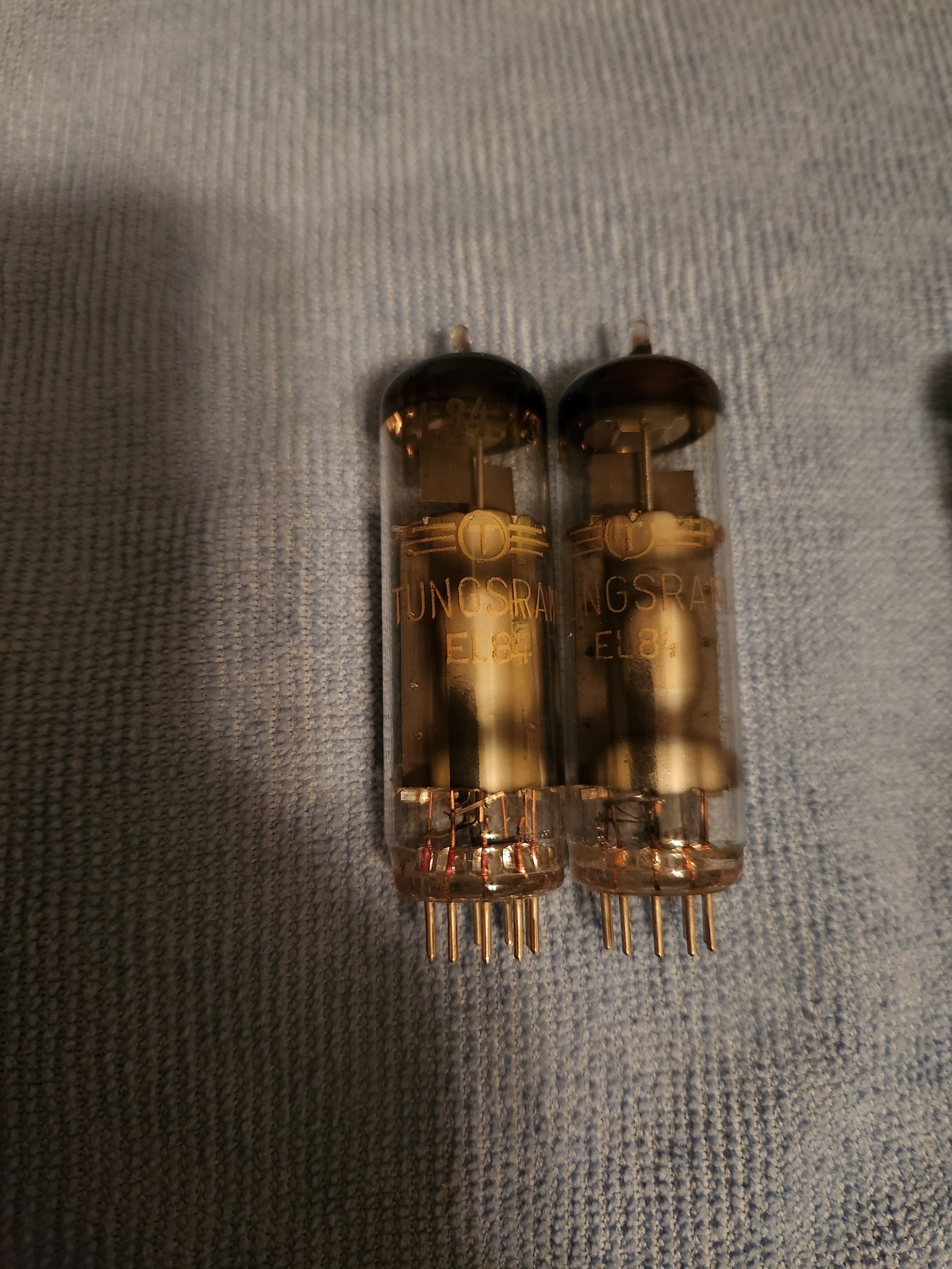 Sold: Tubes - Tungsram EL84 Welded Plate Foil Disc Getter | Headphone ...