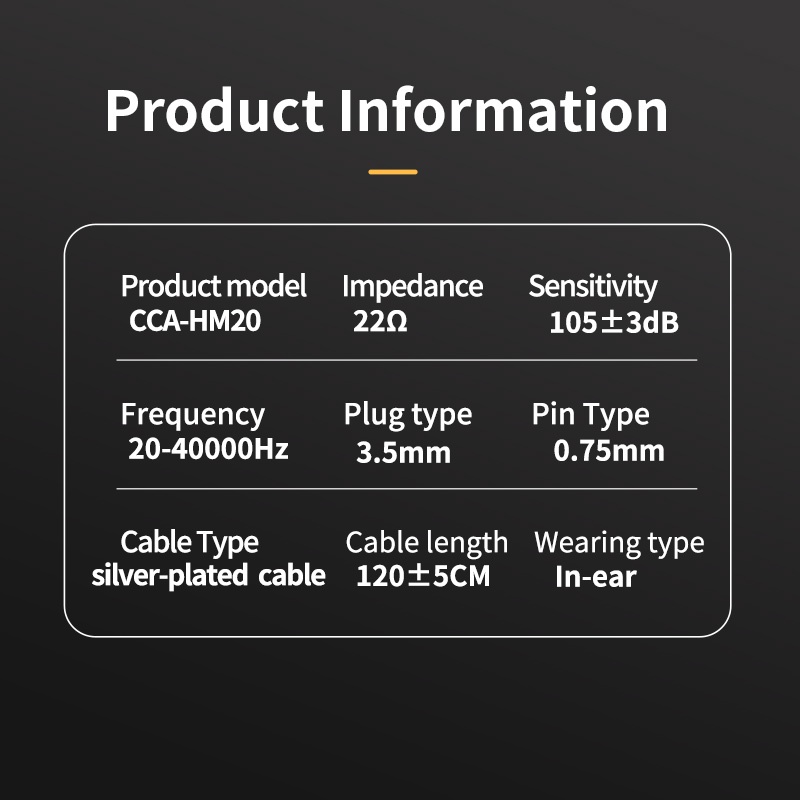 CCA HM20 | Headphone Reviews and Discussion - Head-Fi.org