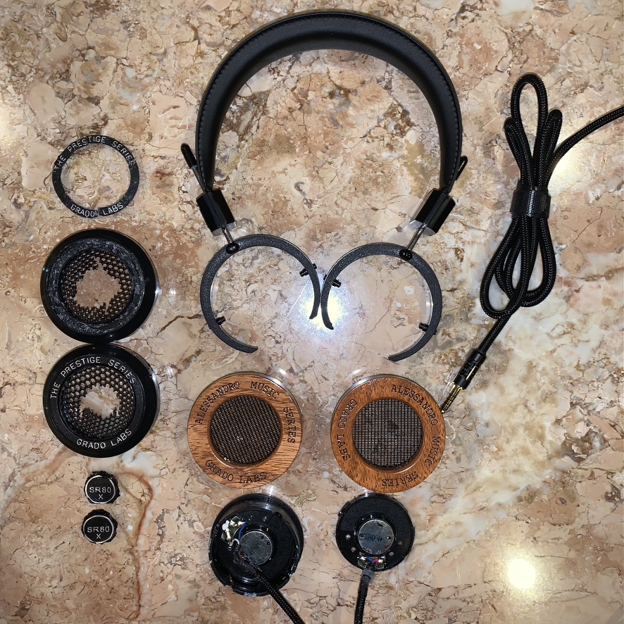 Sold: [For parts] Modded Grado SR80x 4.4mm balanced | Headphone Reviews ...
