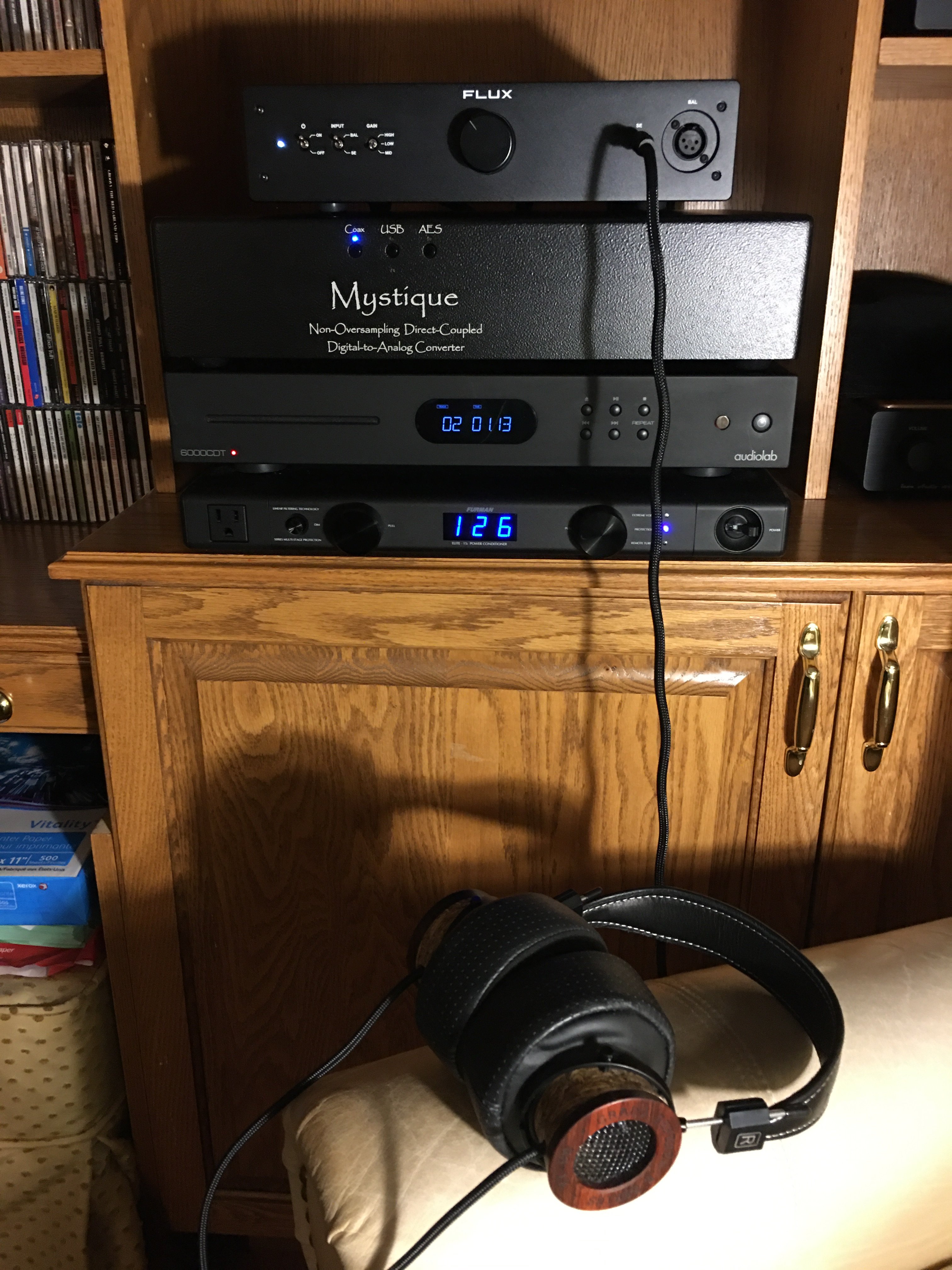 Show us your Head-Fi station at it's current state. No old pictures ...