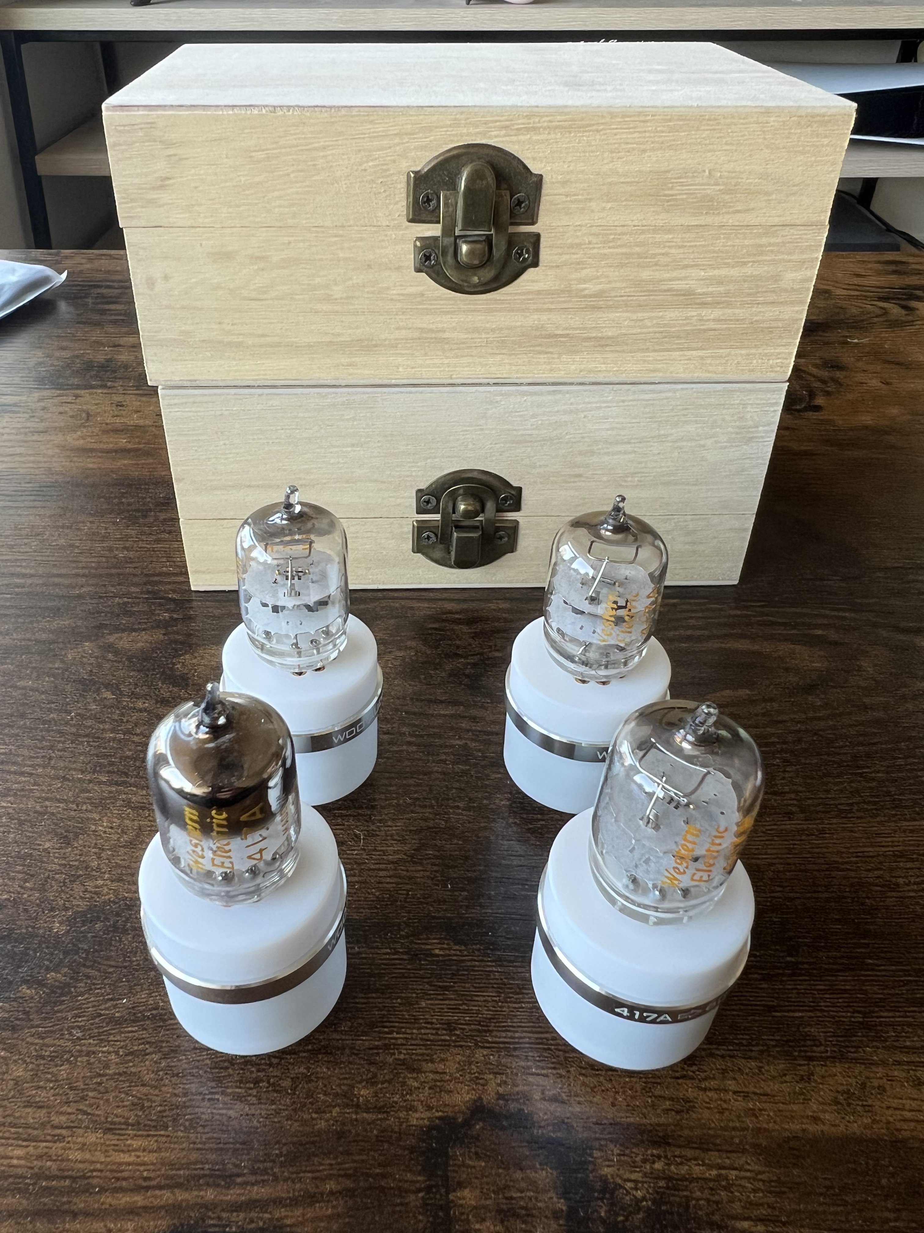 Sold: WE 417A Tubes with Adapter for WA33 | Headphone Reviews and ...
