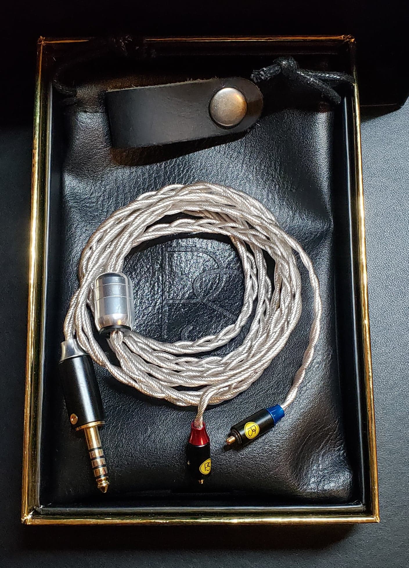 Closed: PLUSSOUND Exo Series Custom IPX Cable 4.4MM (Silver + Gold ...