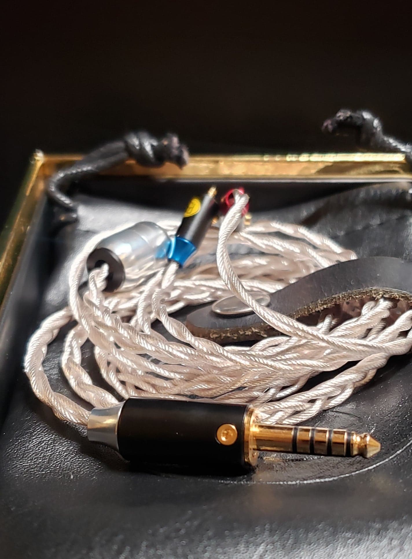 Closed: PLUSSOUND Exo Series Custom IPX Cable 4.4MM (Silver + Gold ...