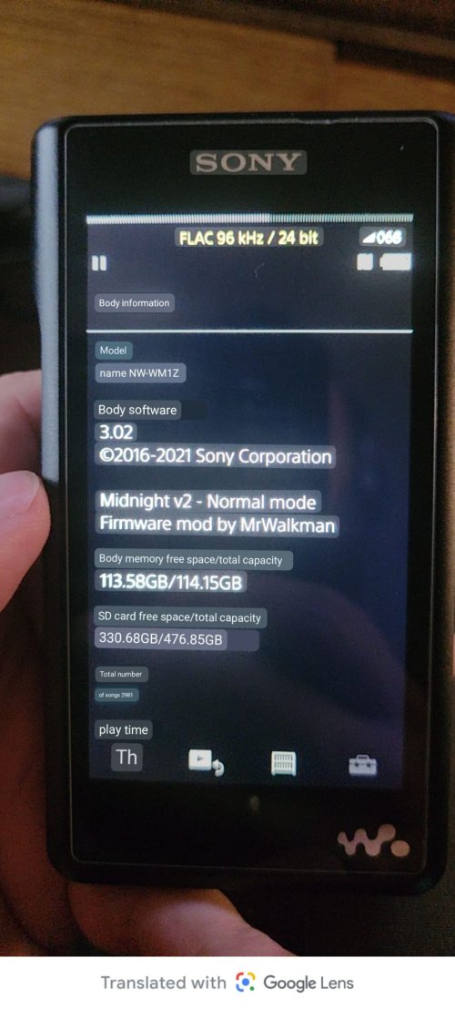 Sony Walkman custom firmware (non-Android) | Headphone Reviews and ...