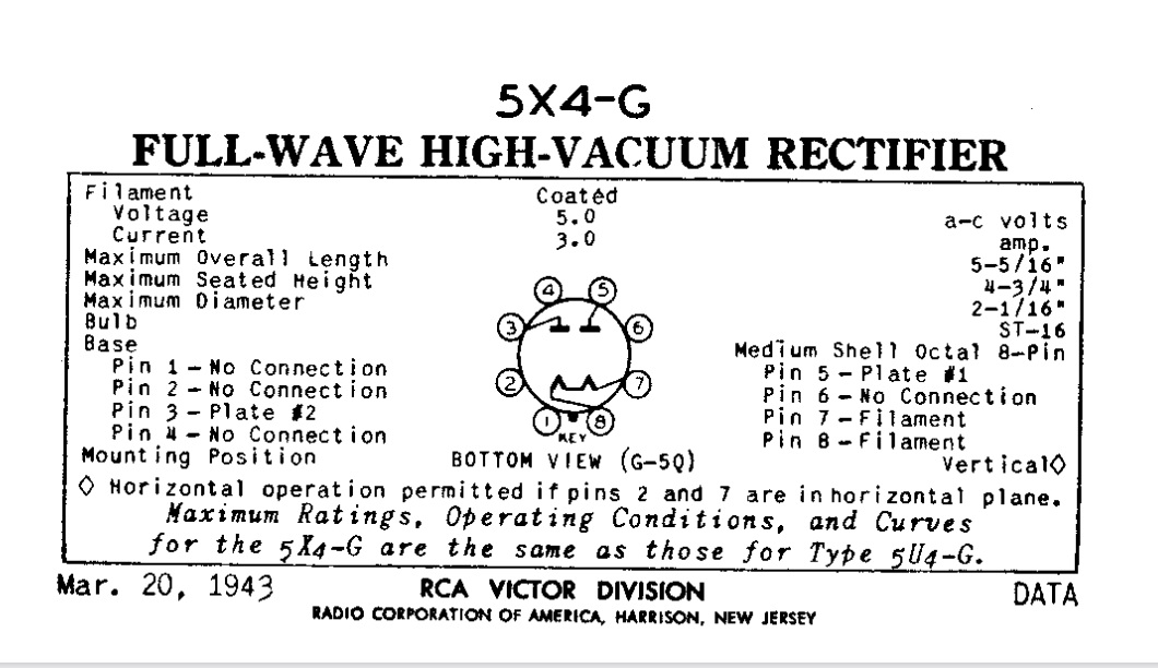 Dubstep Girl's Massive 5AR4/5R4/5U4G Rectifier Review/Comparison ...